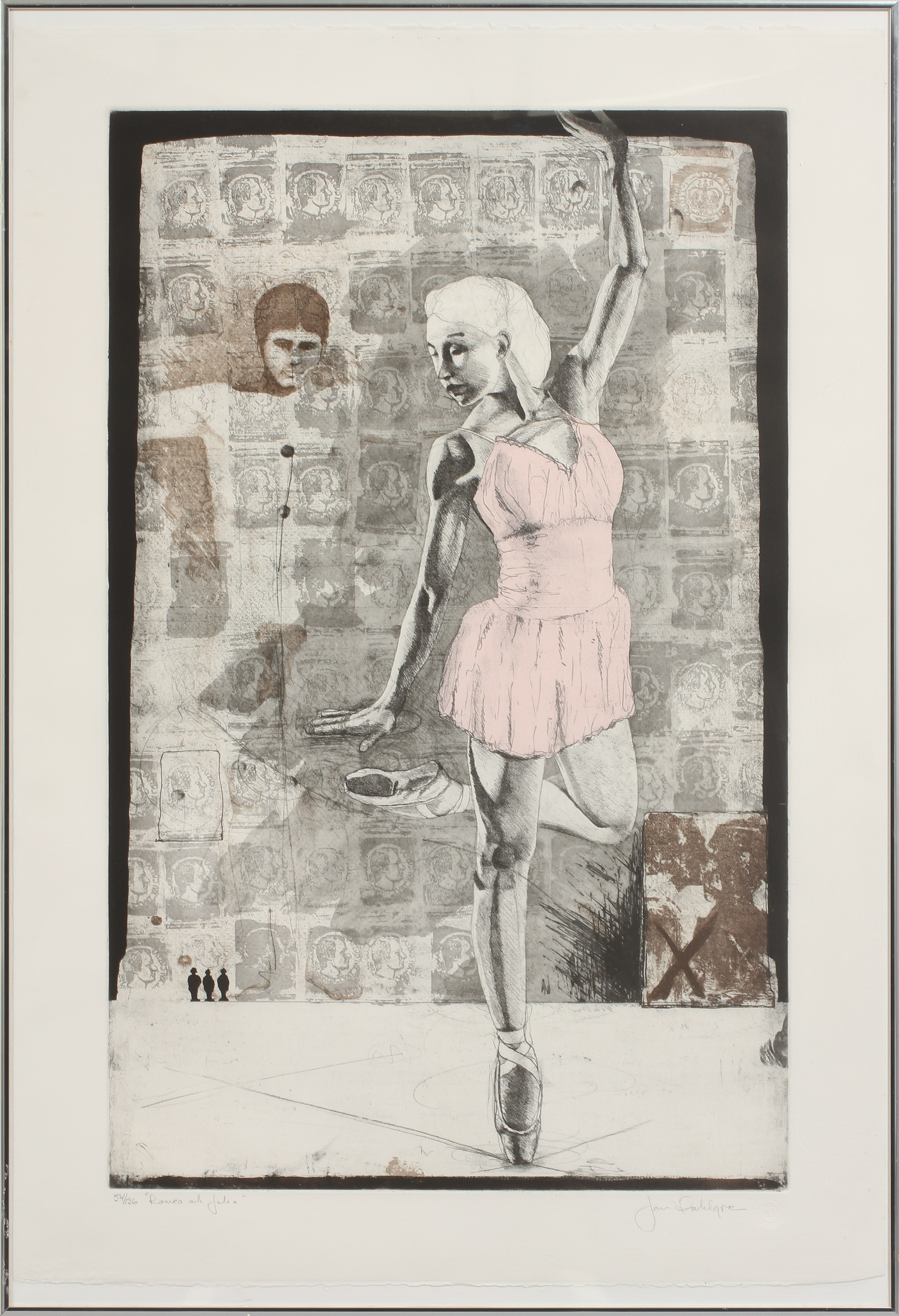 Images for 324063. JAN DAHLGREN. "Romeo and Juliet" color lithograph ...