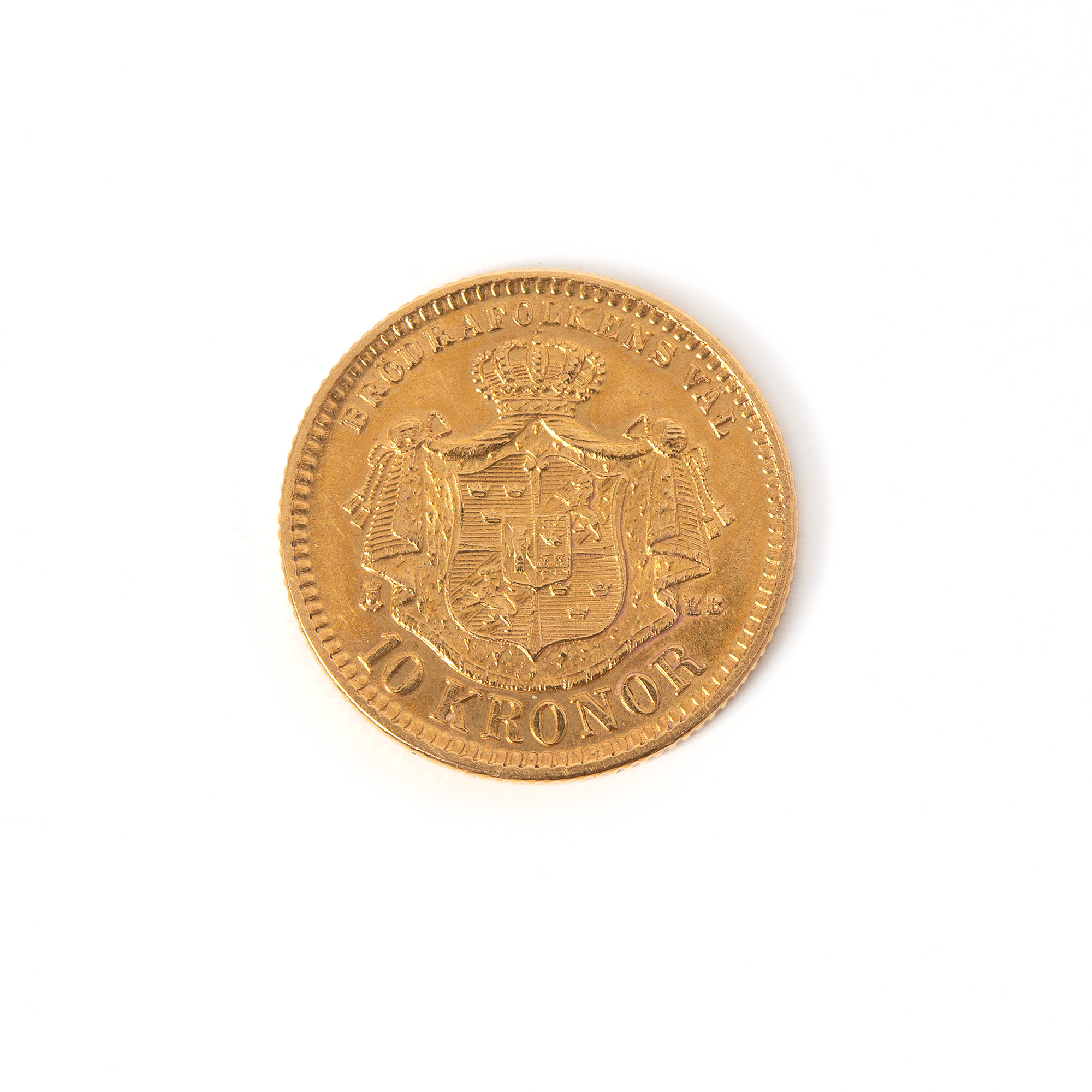 Images for 3241438. GOLD COIN. Ten Crowns, Oscar II, King of Sweden and ...