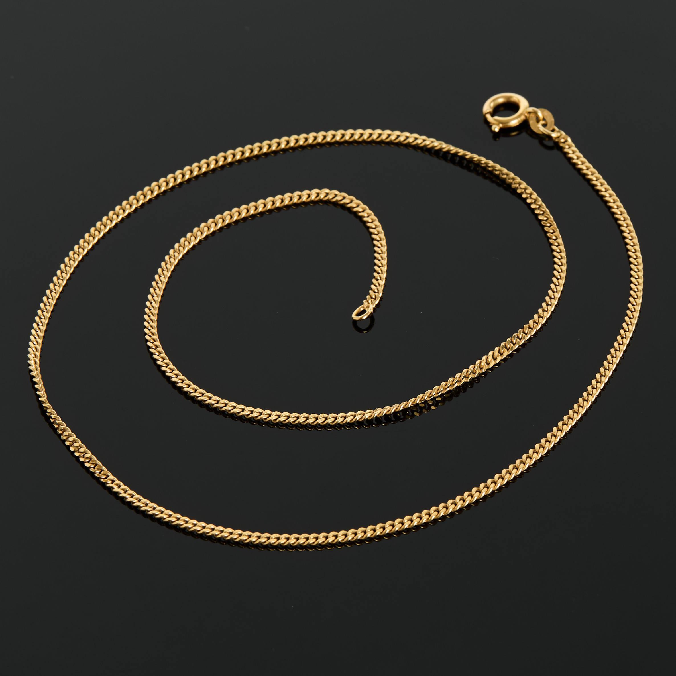 HALSKEDJA, guld 18k, 9,1g. Smycken & Ädelstenar - Collier - Auctionet