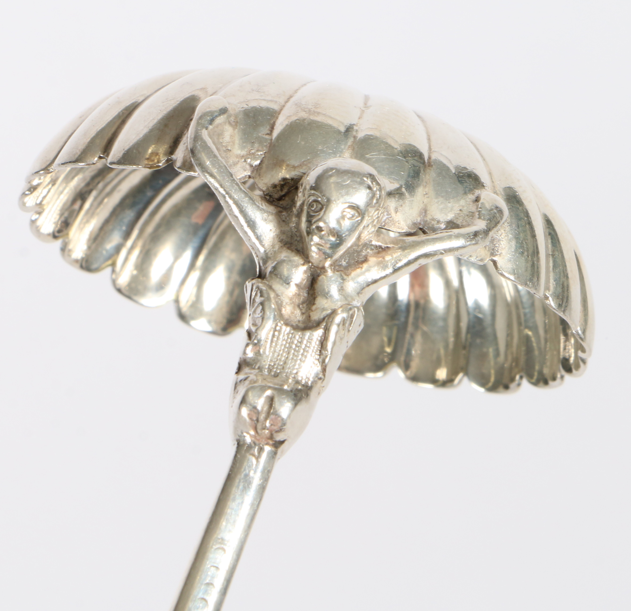 Images for 3245519. A VERY UNUSUAL SMALL SILVER LADLE WITH AN 'APOSTLE ...