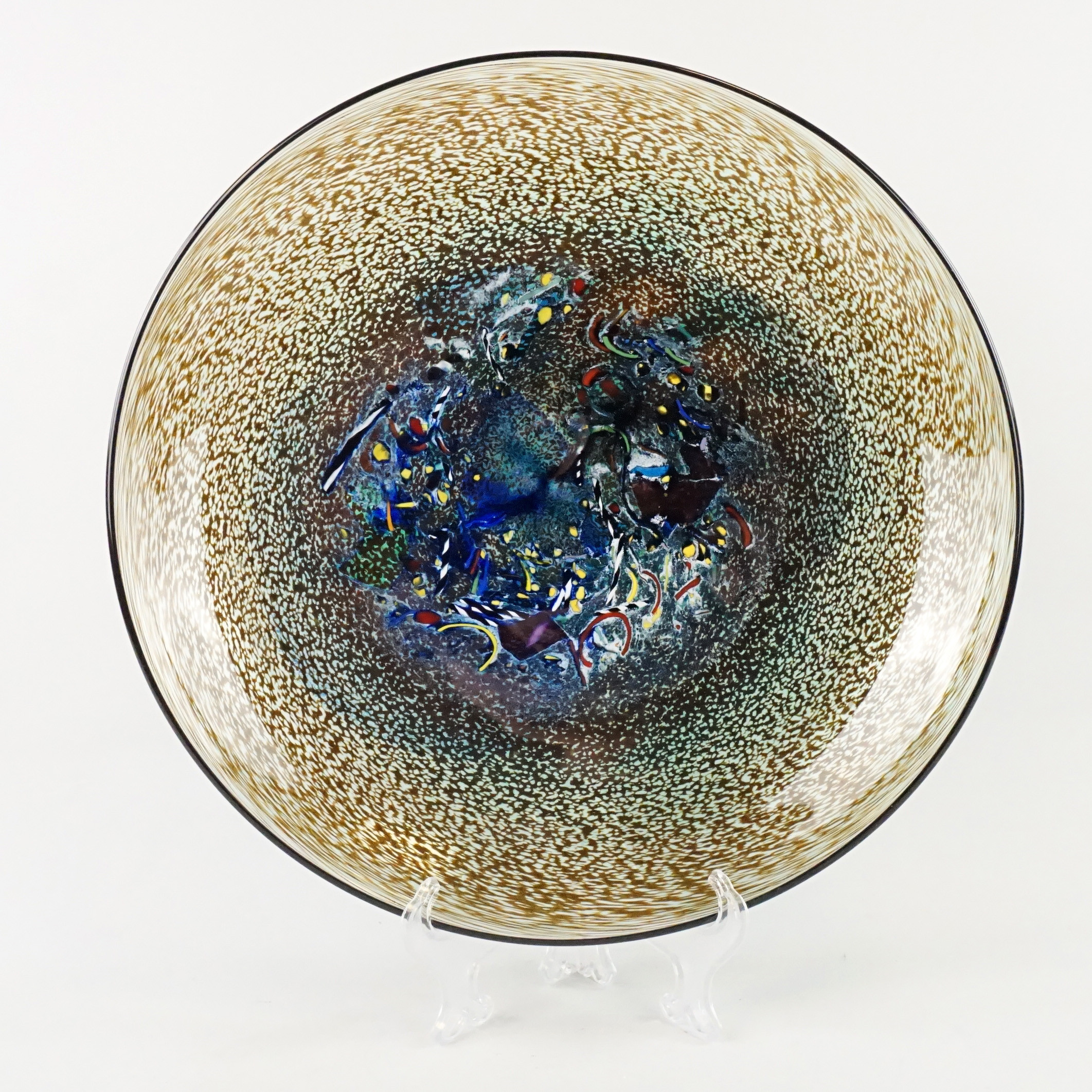 Images for 3246574. BERTIL VALLIEN. Glass dish, “Meteor”, Kosta Boda ...