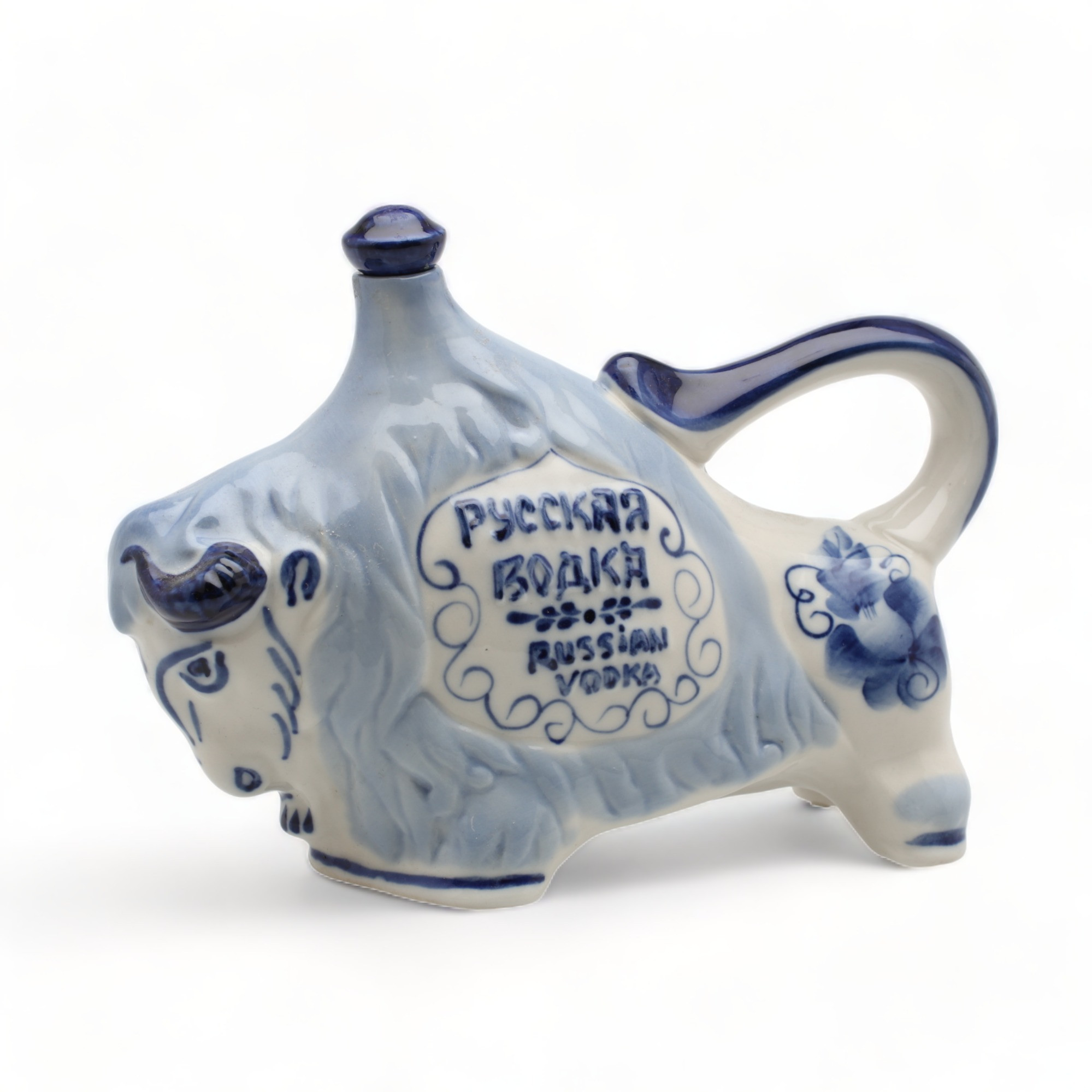 Images for 3247873. A figurine in the shape of a bull, porcelain ...