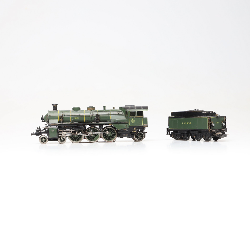 MÄRKLIN, lok 3673 med kolvagn. Övrigt - Teknika & Nautika - Auctionet