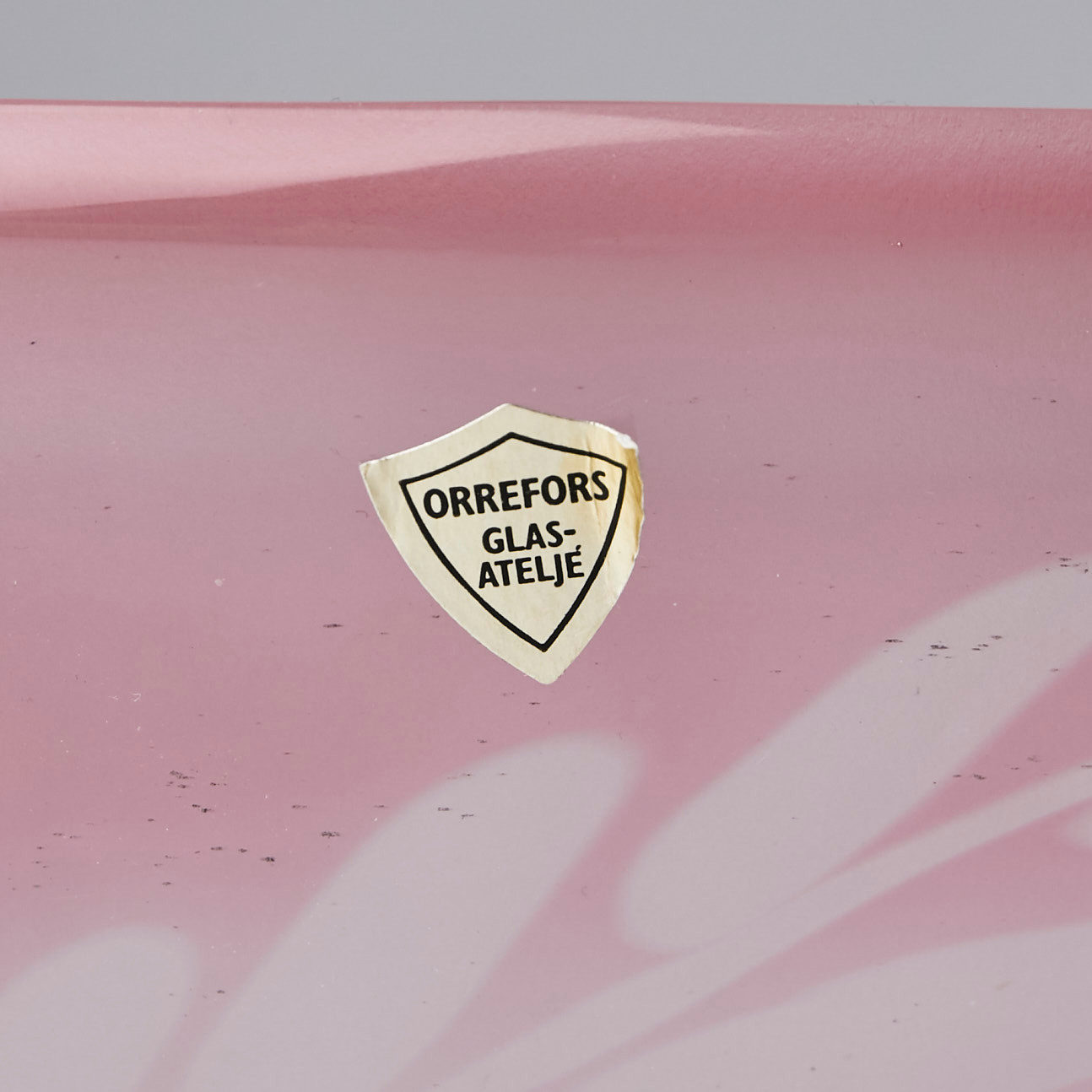 Images for 3249409. HERMANN WINTERSTELLER. Bowl in underspan, pink ...