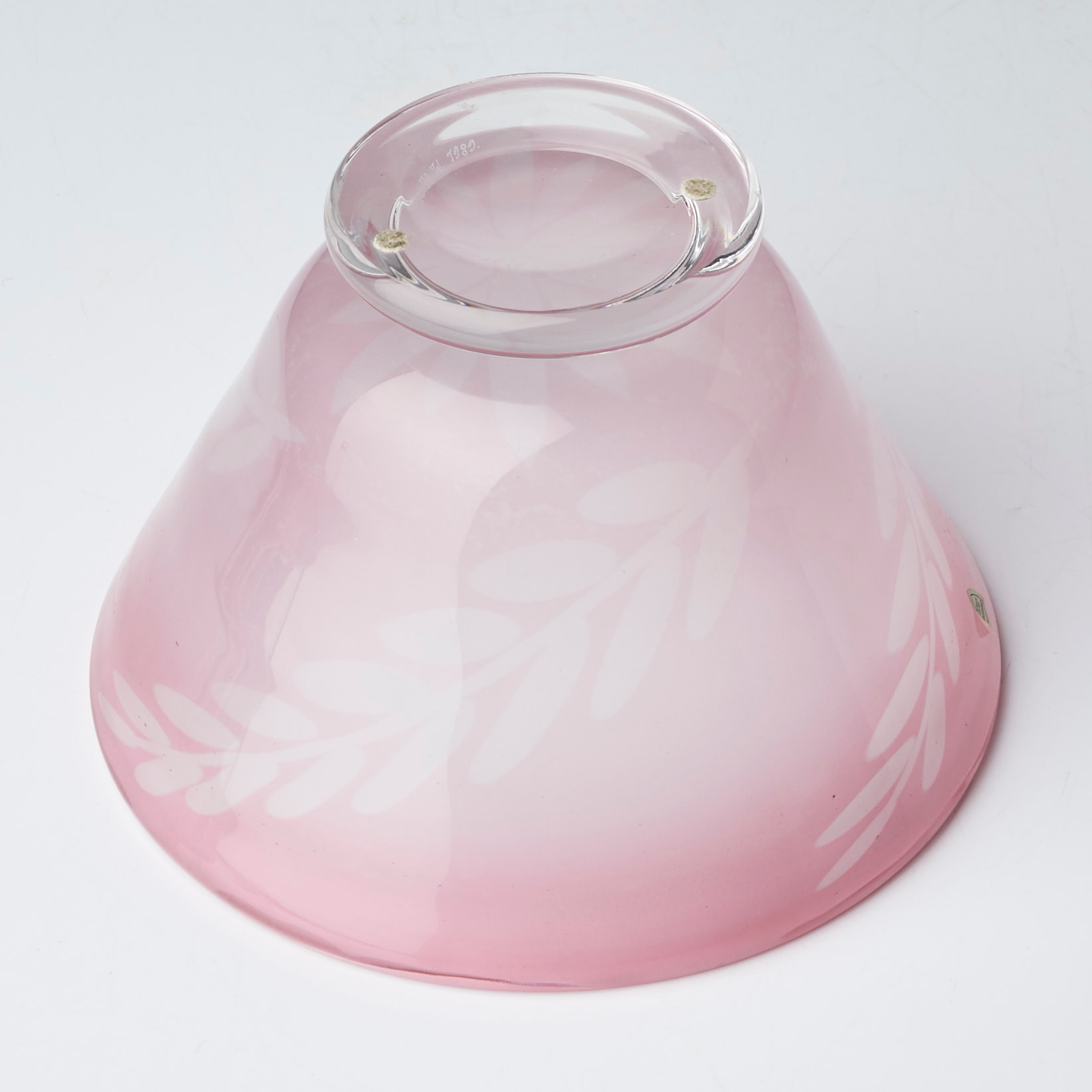 Images for 3249409. HERMANN WINTERSTELLER. Bowl in underspan, pink ...