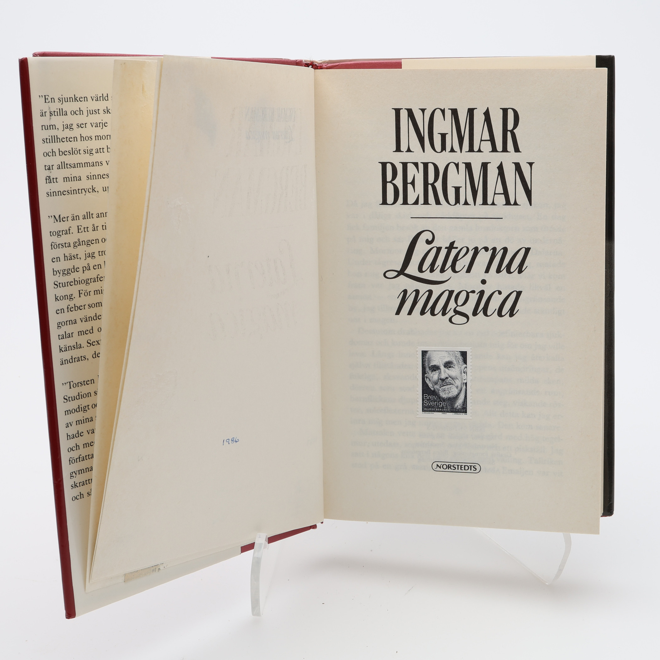 Images for 3256306. INGMAR BERGMANS LATERNA MAGICA IN THE FIRST EDITION ...