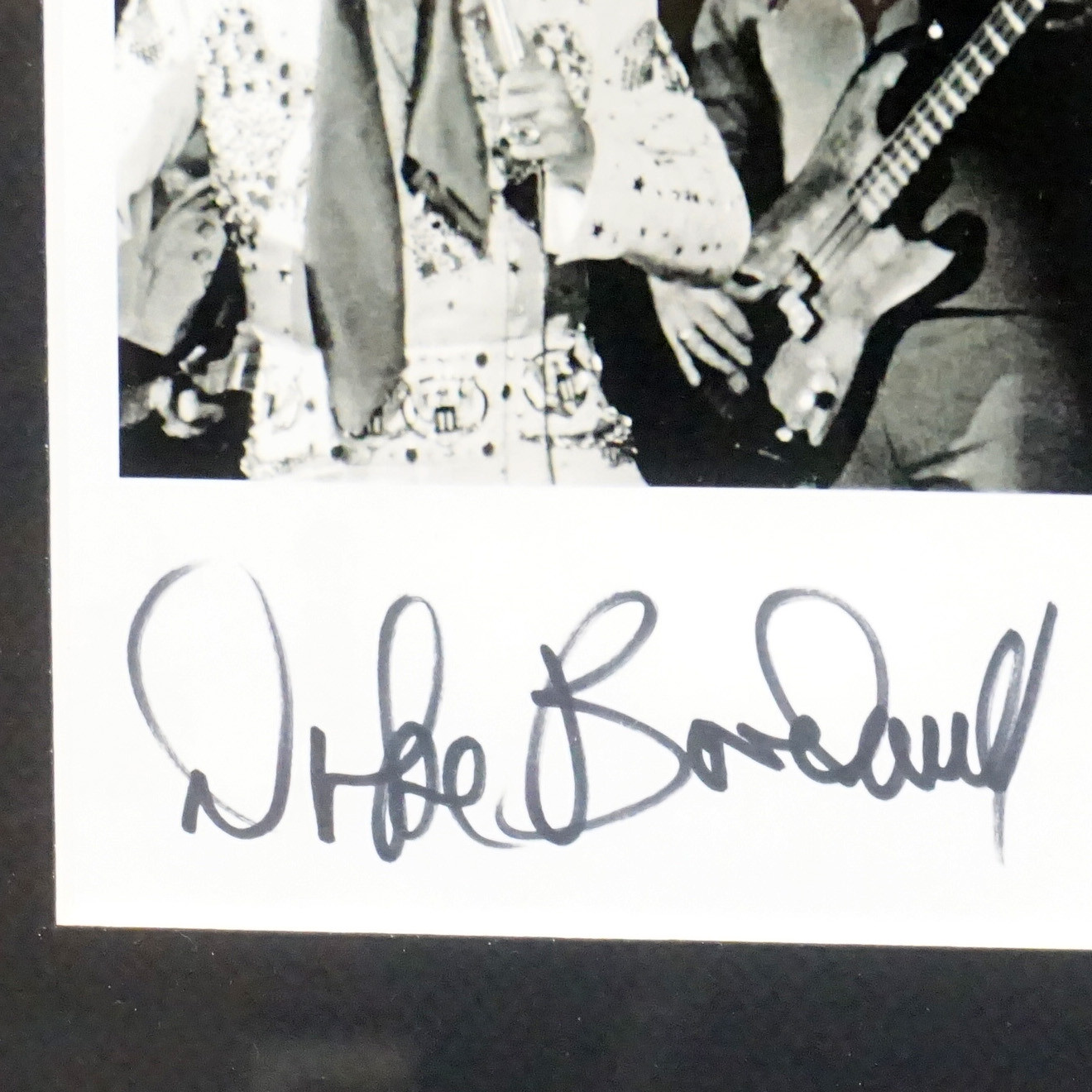 Images for 3259395. DUKE BARDWELL, autograph, Elvis bassist, on photo ...