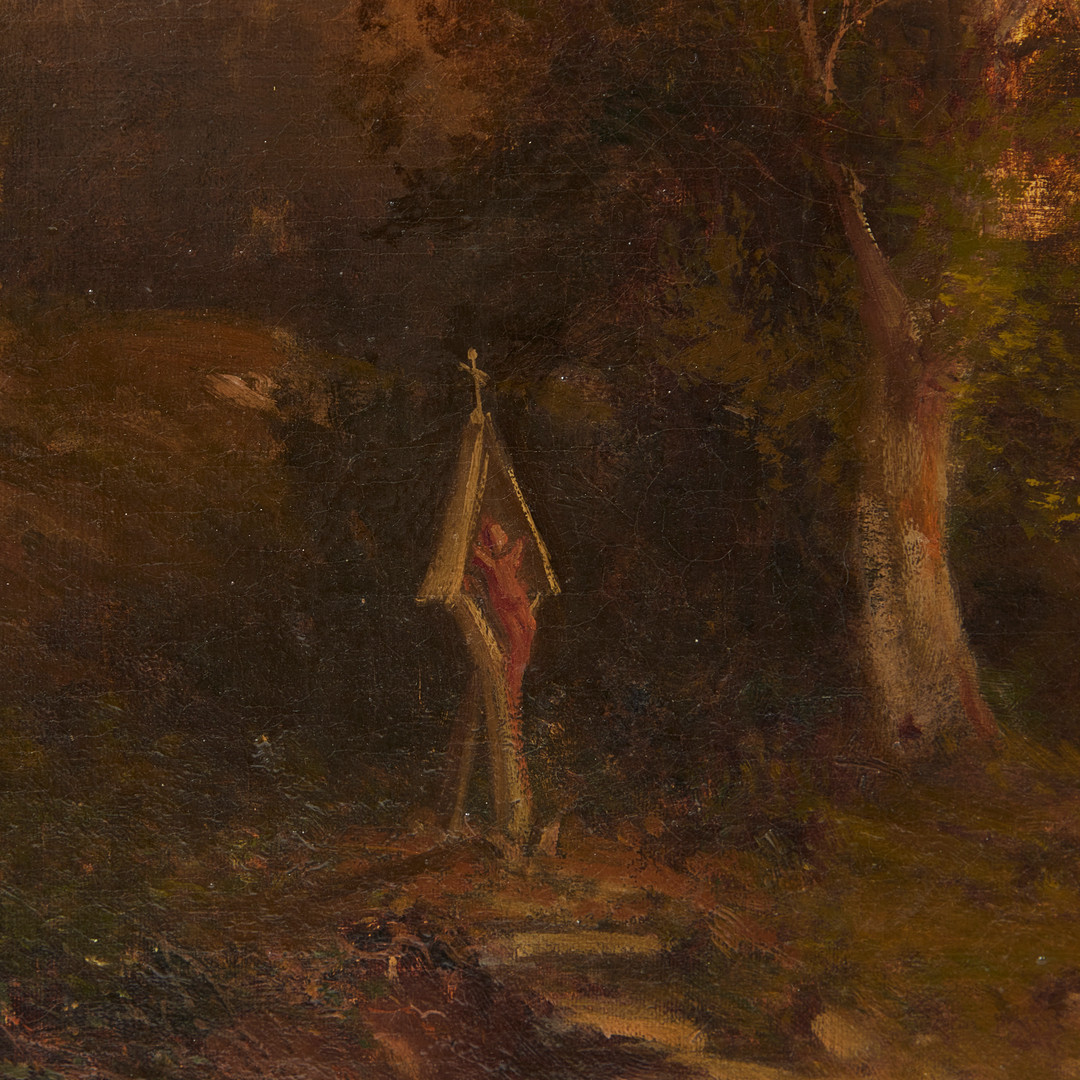 Images for 3263759. HEINRICH HILLER. Painting, shepherd by the wayside ...
