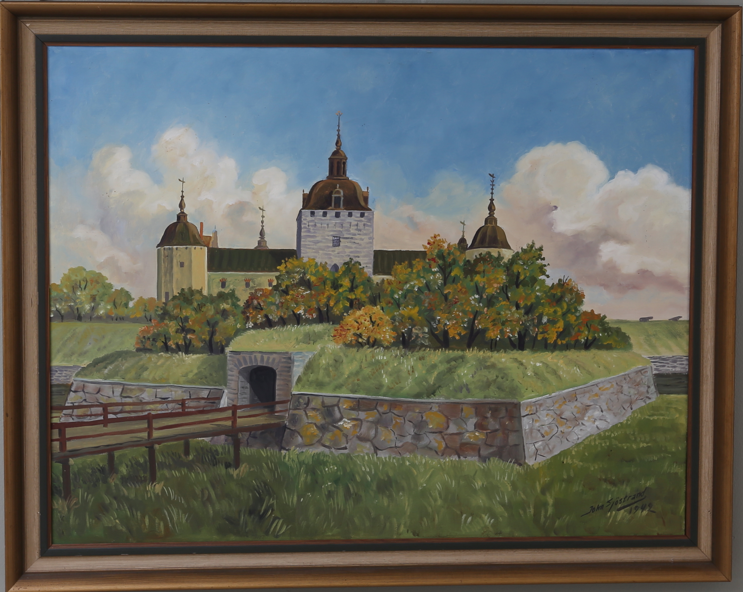 Images for 326923. JOHN SJÖSTRAND. Kalmar Castle, oil on canvas, signed ...