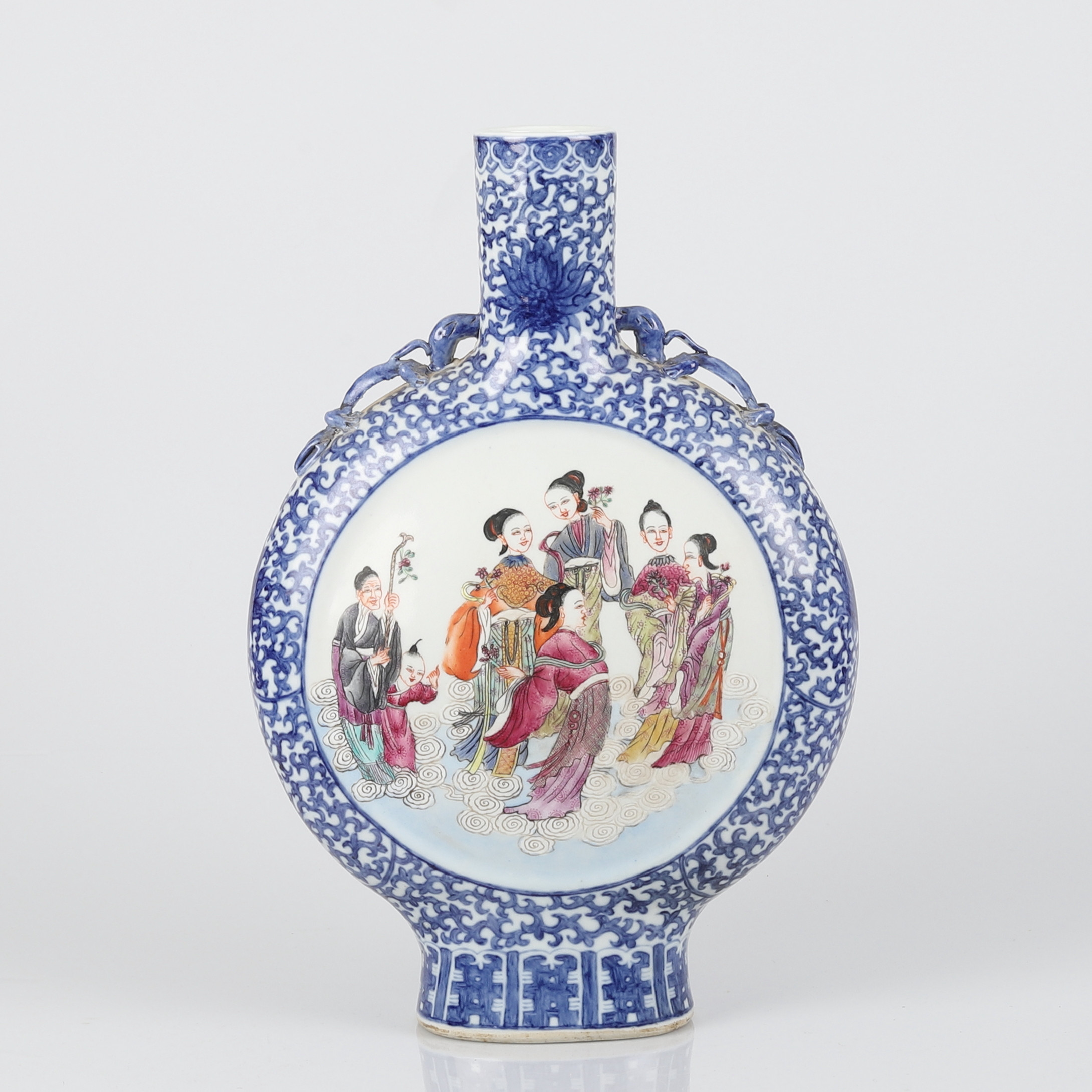 Images for 3279806. LARGE PILGRIM BOTTLE, porcelain, 18th/20th century ...