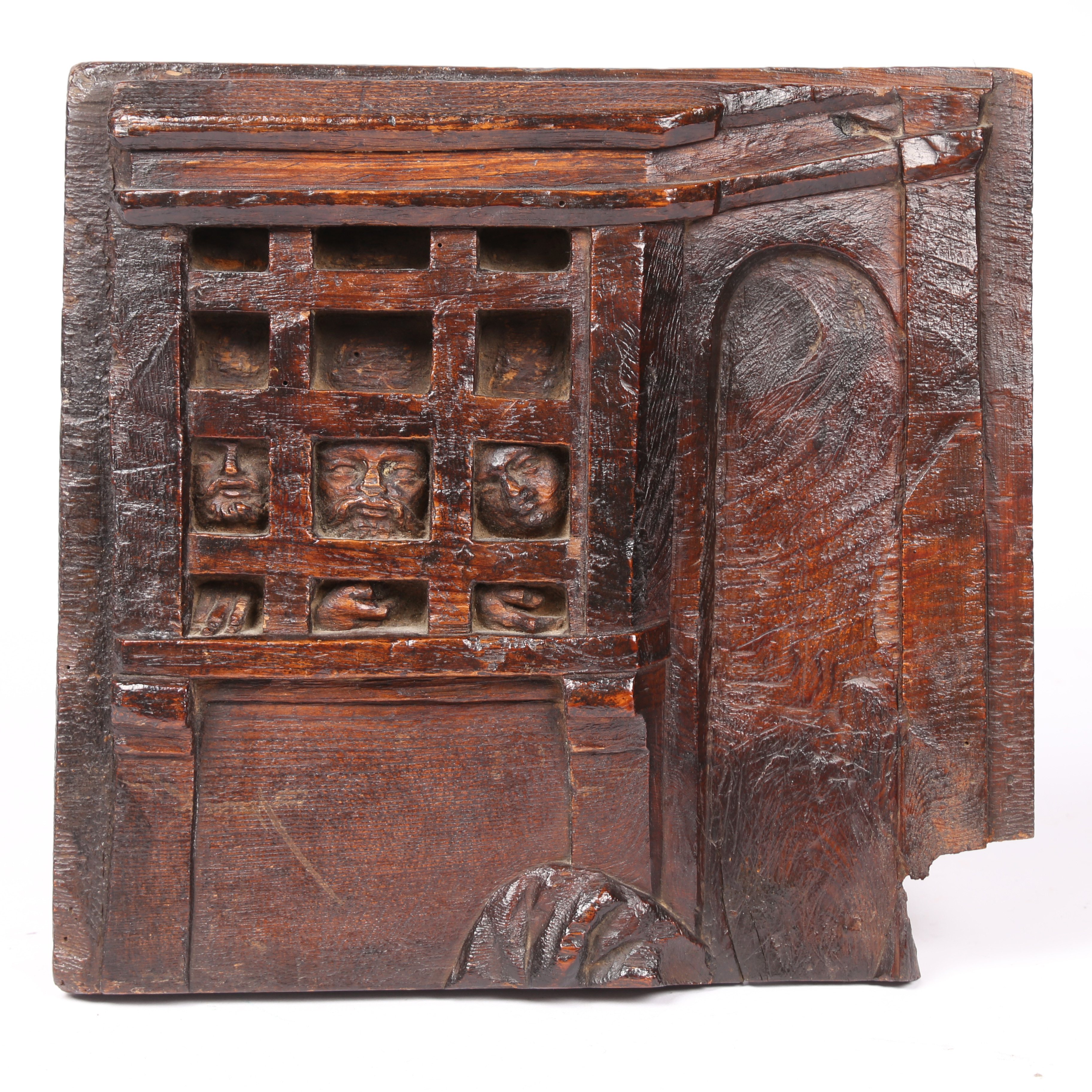 Images for 3283440. A RARE AND INTERESTING 16TH CENTURY ELM PANEL ...