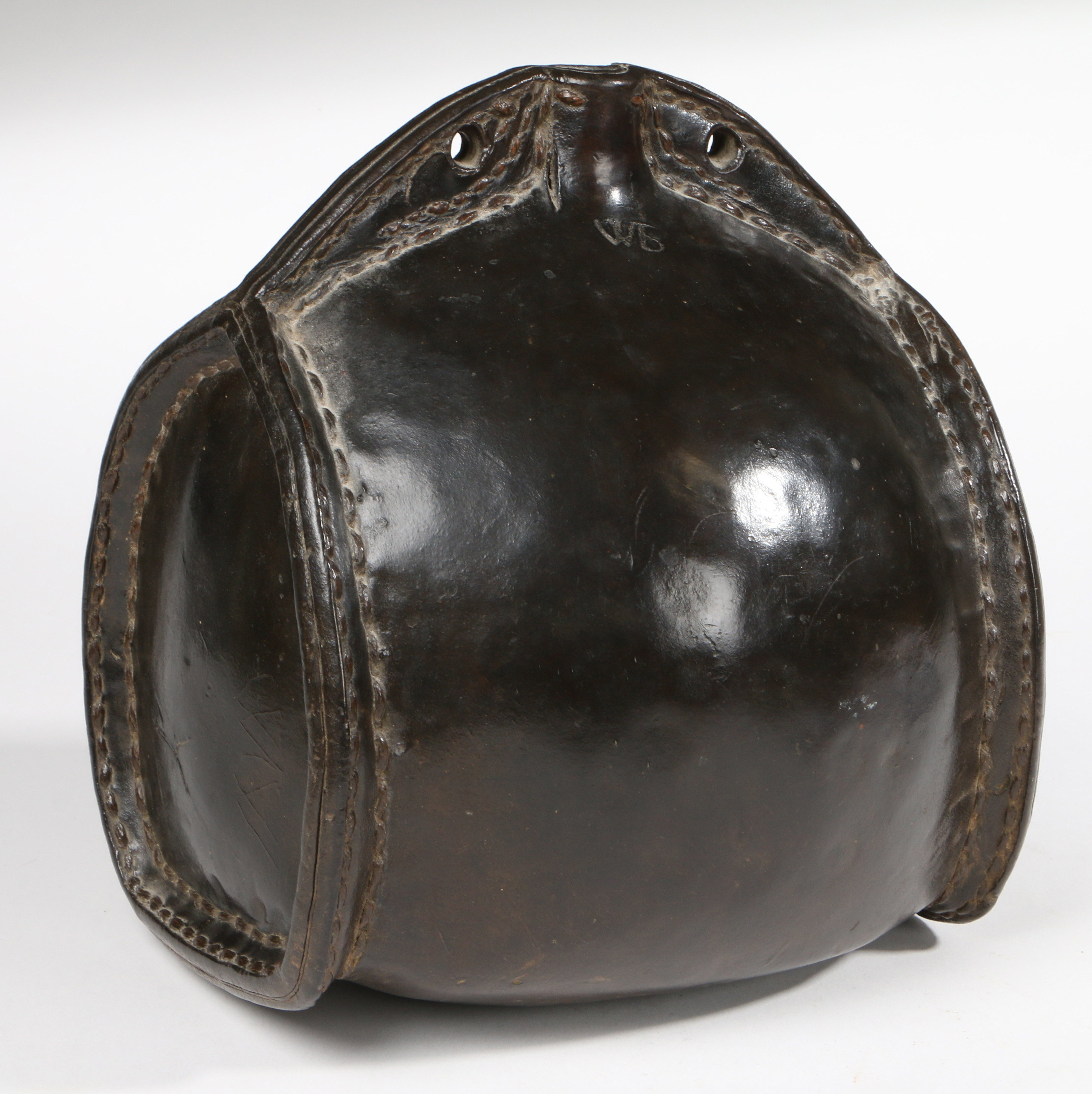 Images for 3284683. A GOOD AND LARGE LEATHER COSTREL, ENGLISH, CIRCA ...