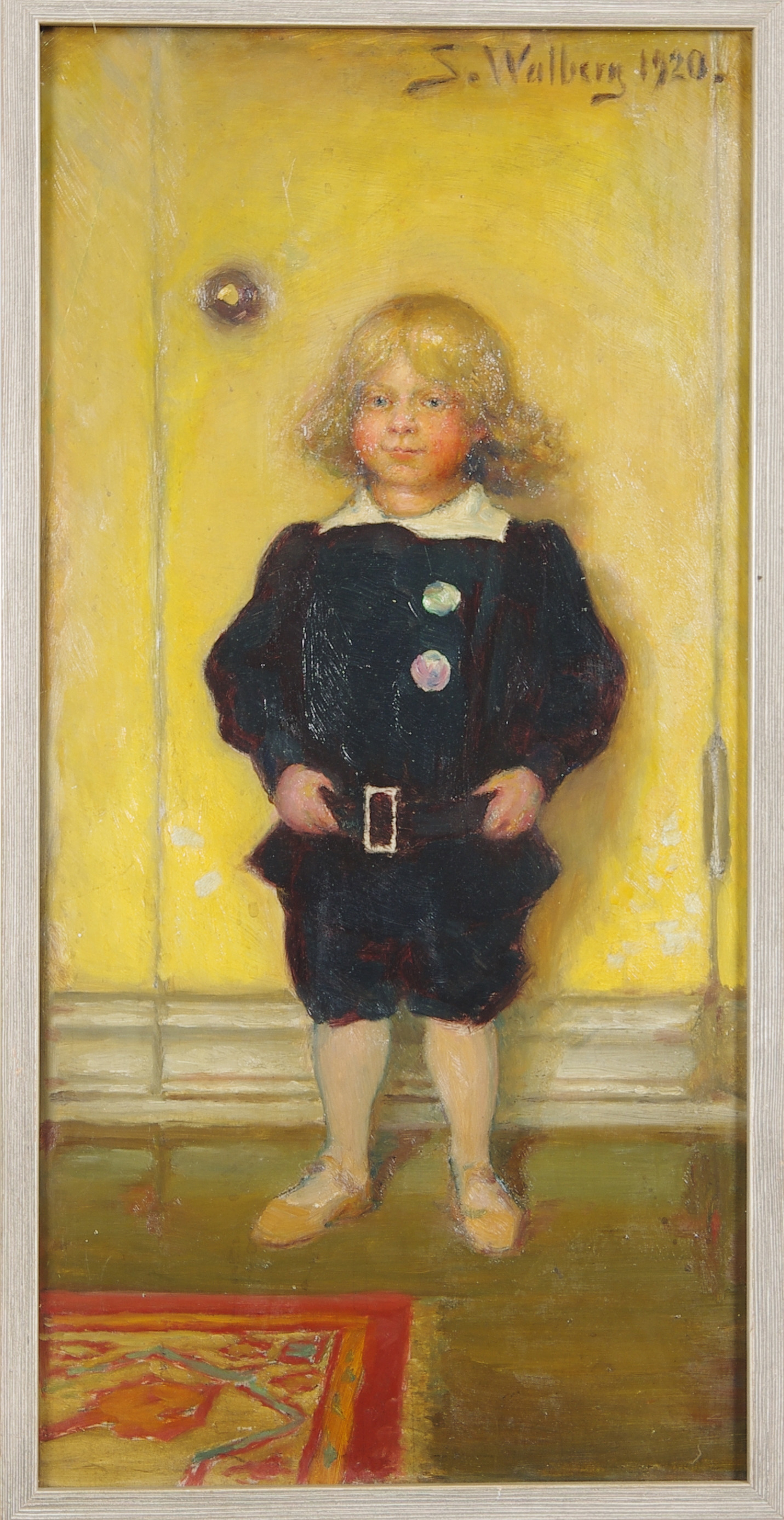 Images for 328751. SVEN WALBERG. Boy, oil on Board, signed S. Wahlberg ...