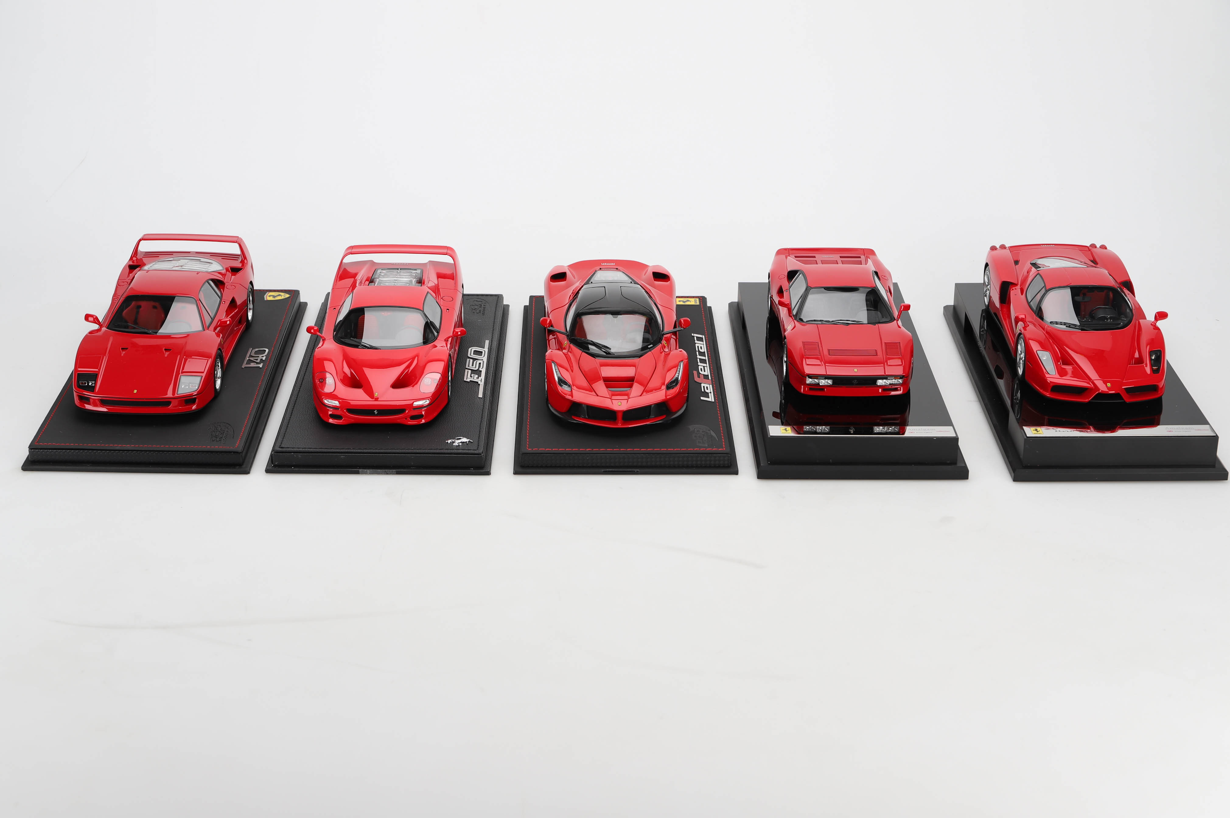 Bilder för 3300795. FERRARI Bilar 5 stk, BBR/Models 1/18, från Italien ...