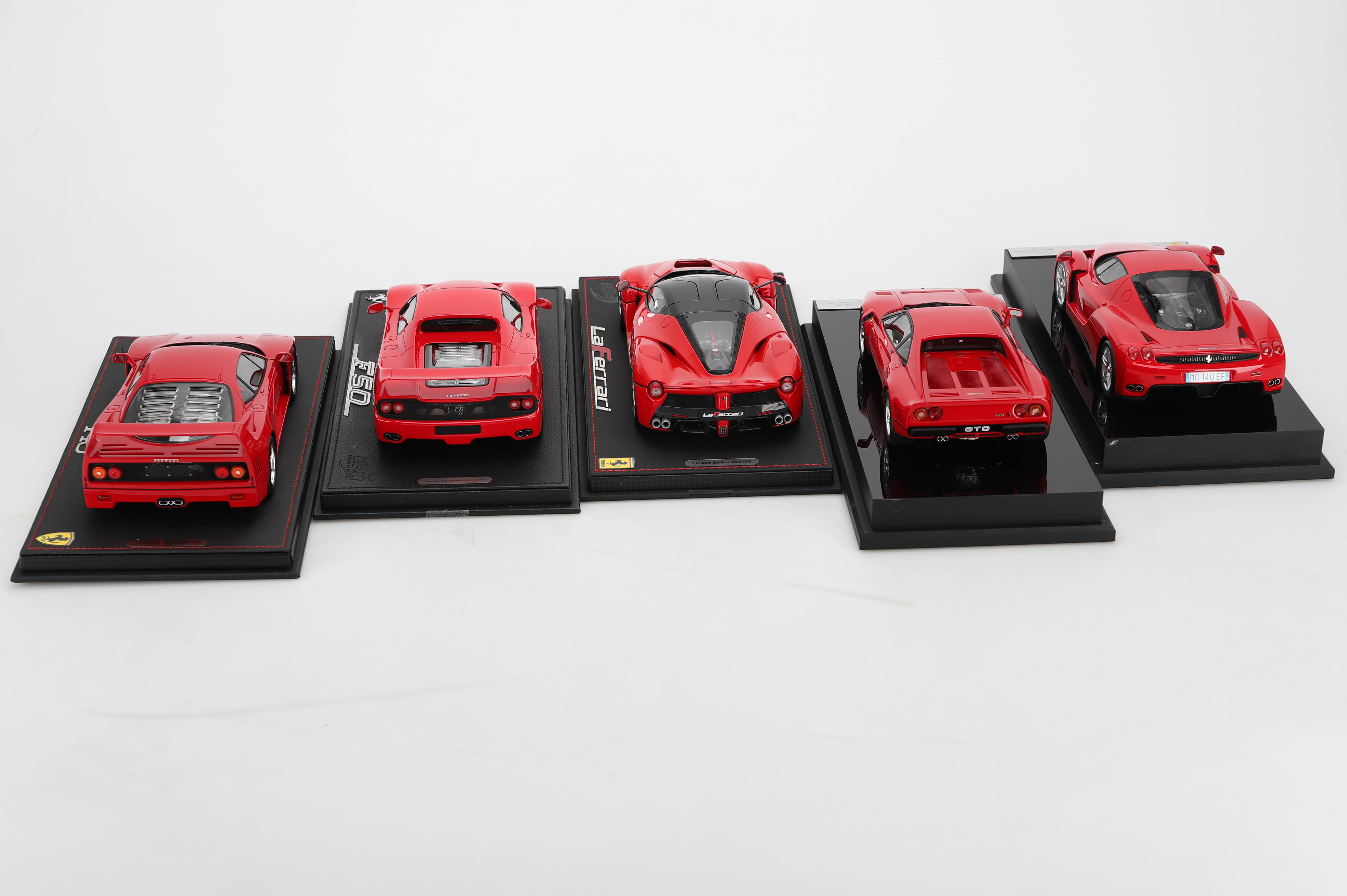 Bilder för 3300795. FERRARI Bilar 5 stk, BBR/Models 1/18, från Italien ...