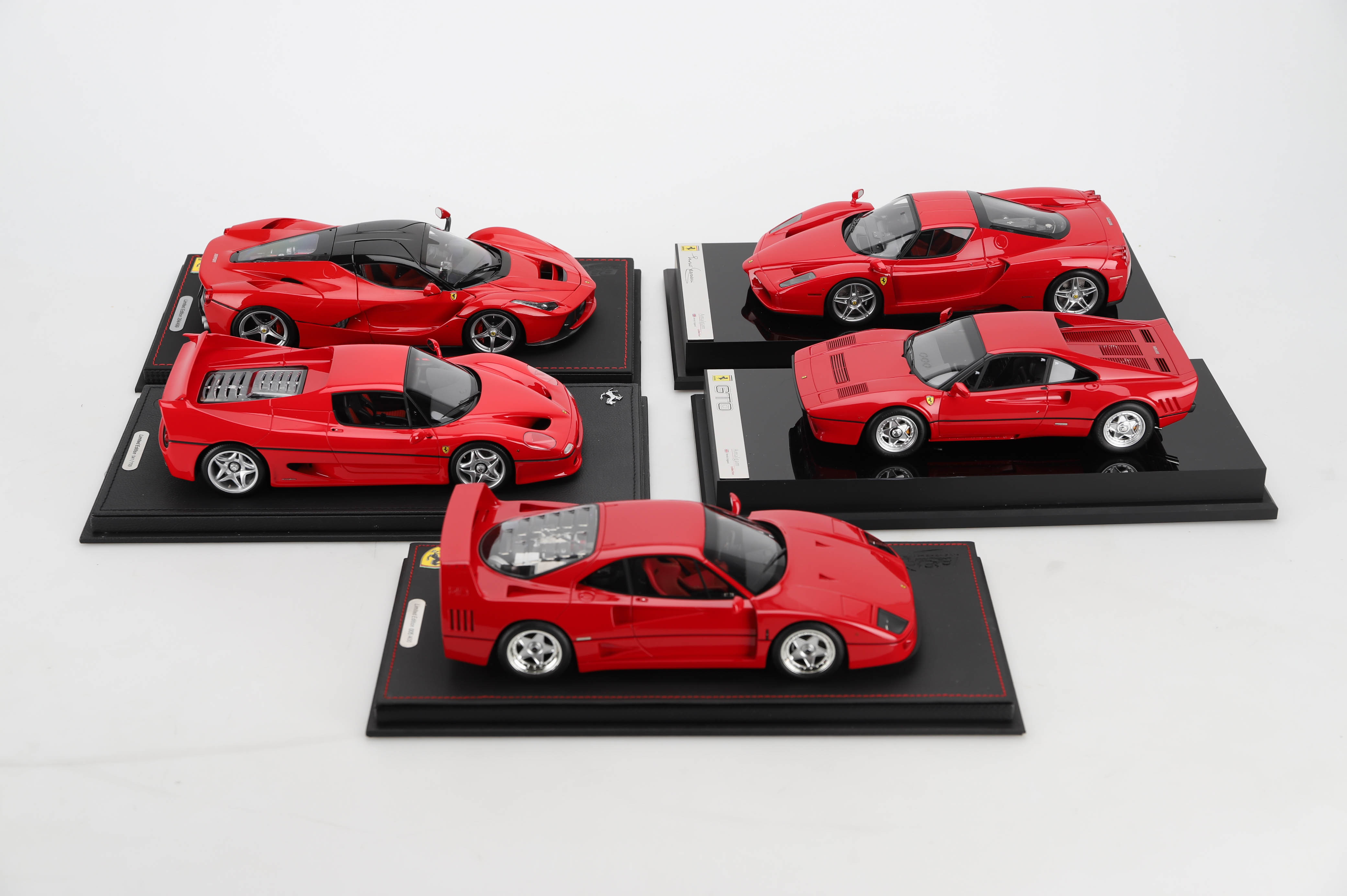 Bilder för 3300795. FERRARI Bilar 5 stk, BBR/Models 1/18, från Italien ...