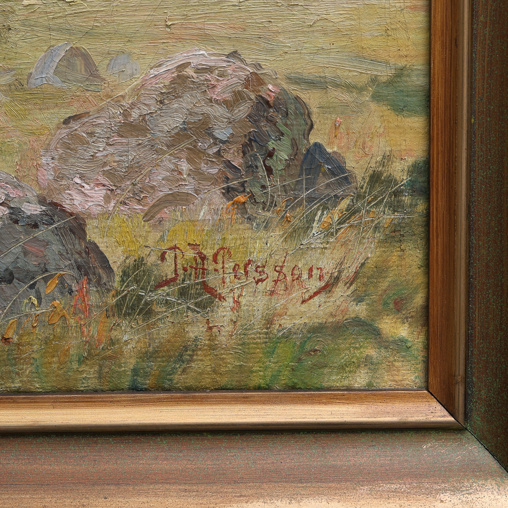 PETER ADOLF PERSSON (1862-1914). SKOG I HÖSTFÄRGER. Konst - Måleri ...