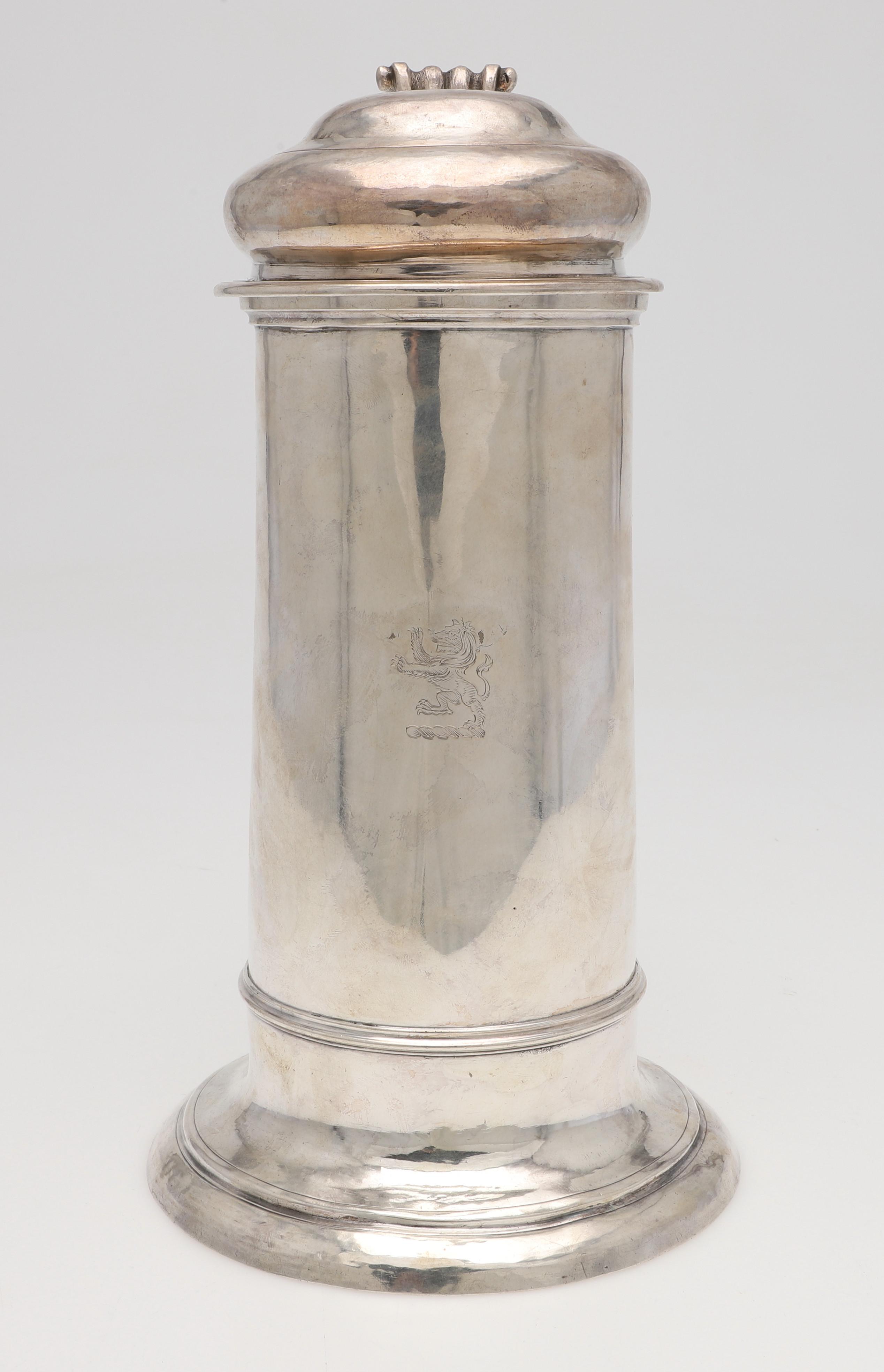 A GEORGE I SILVER COMMUNION FLAGON. Silver & Metals - Silver - Auctionet