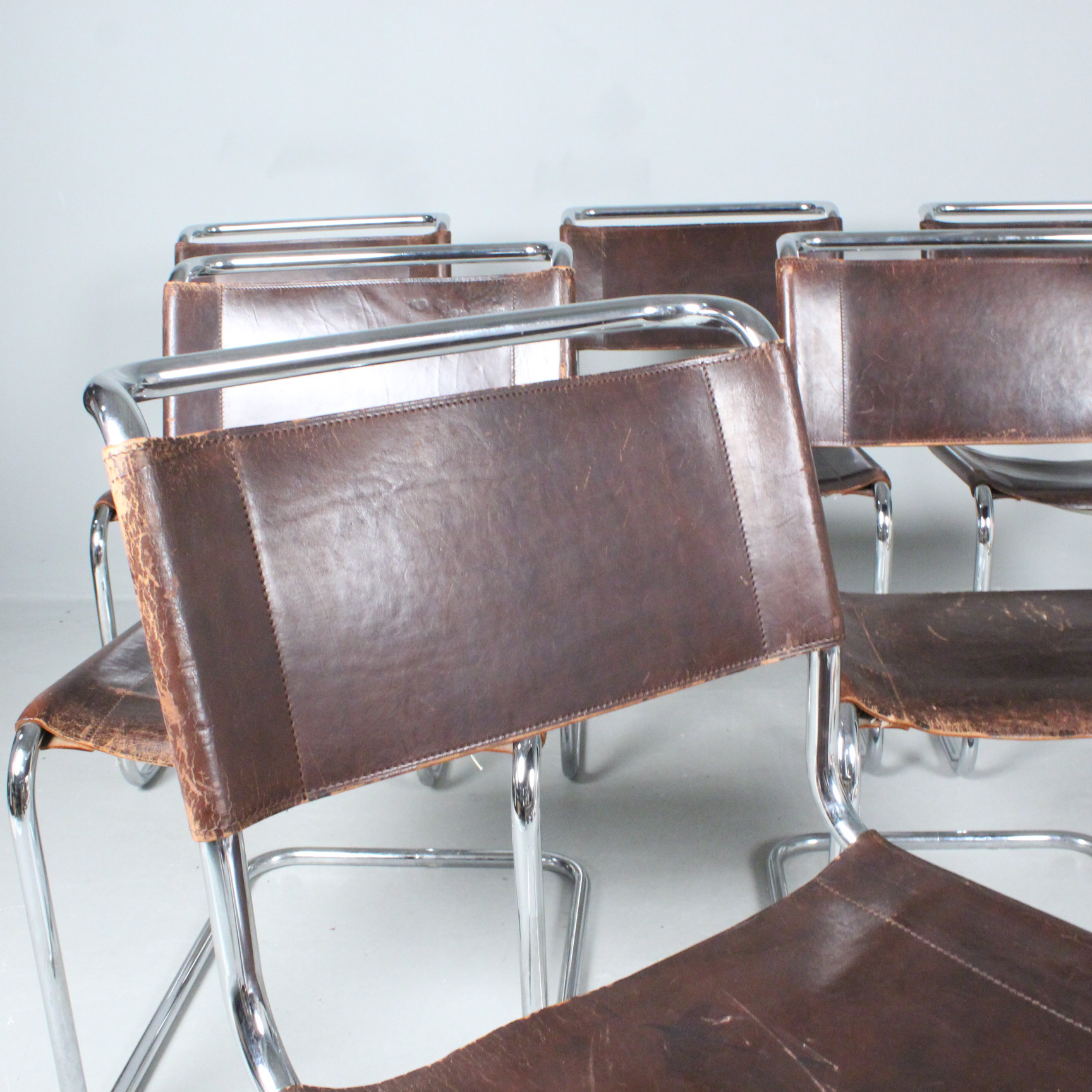 Images for 3326241. MARCEL BREUER. for Thonet, six cantilever chairs ...