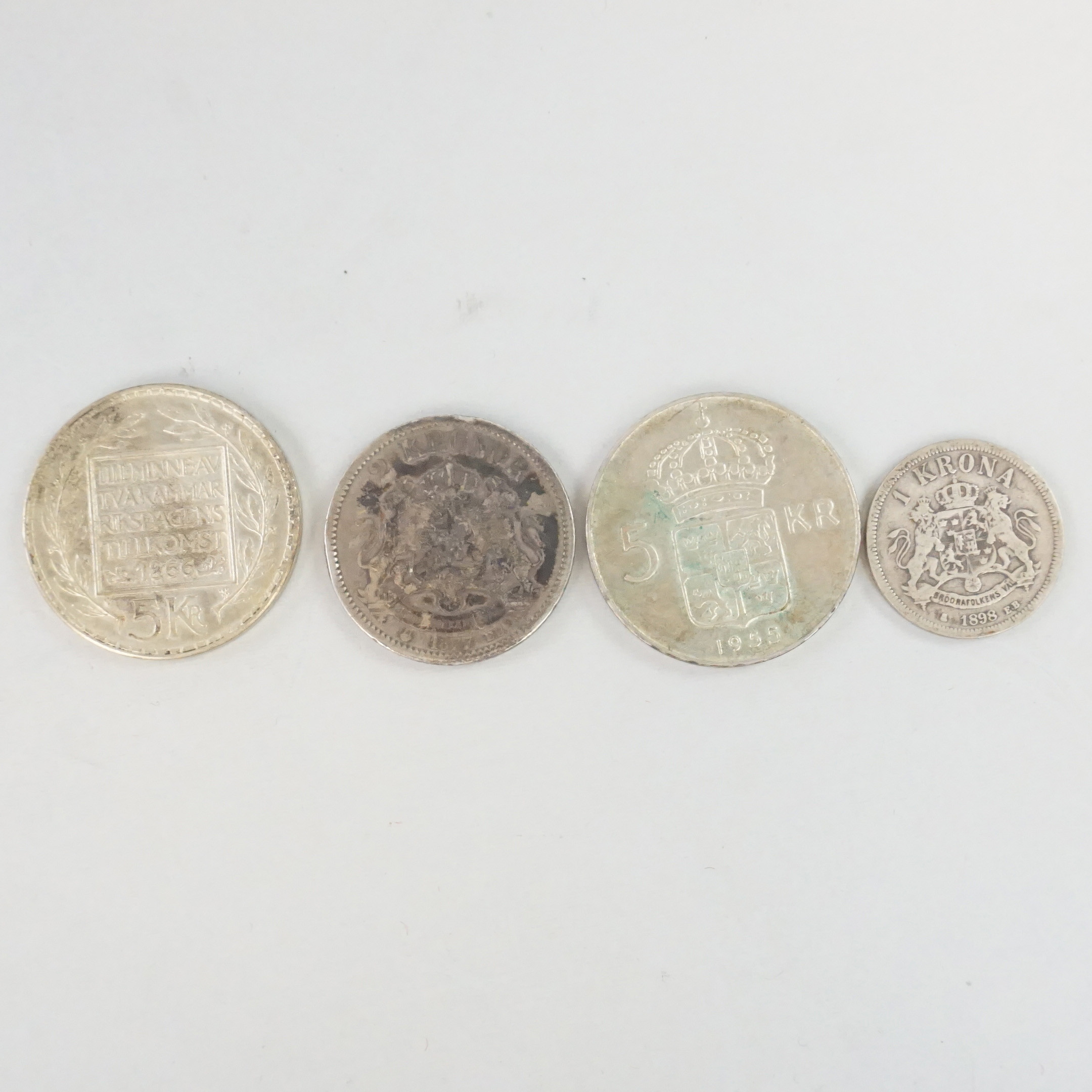 MYNT, 11st, silver, bl.a, Oscar II. Mynt, Medaljer & Frimärken - Mynt & Sedlar - Auctionet