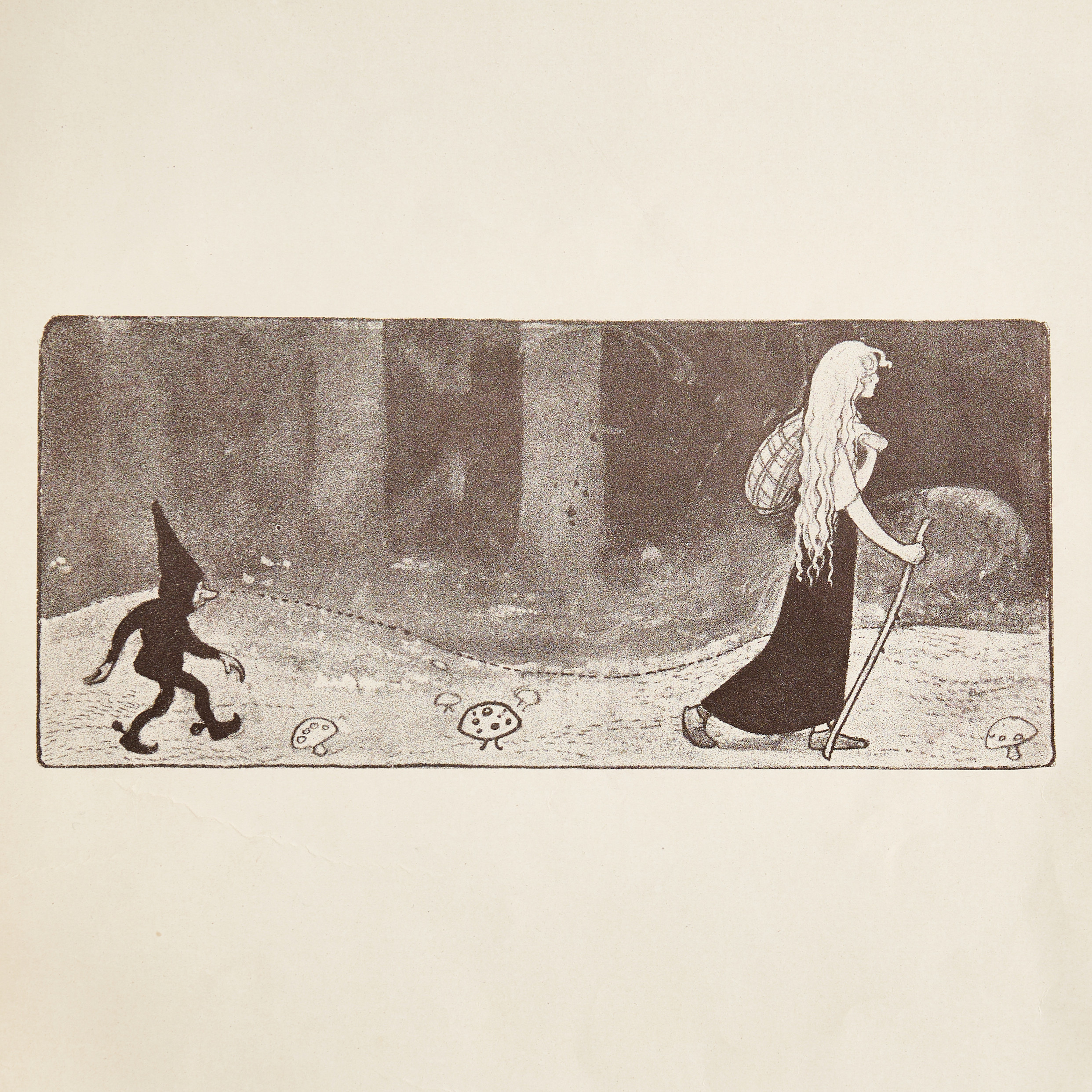 JOHN BAUER. "Trettio bilder i mezzotypi till ett urval sagor i bland ...