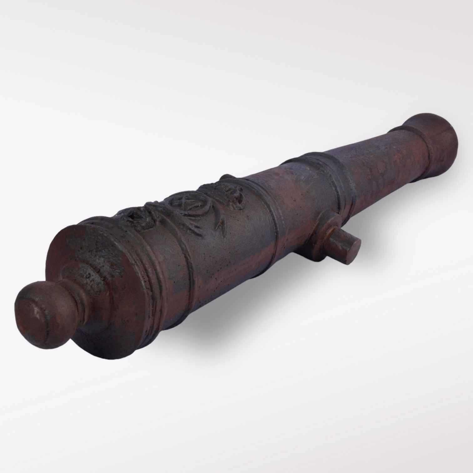Images for 3341945. CANNON TUBE, cast iron, monogram Carl XI. - Auctionet
