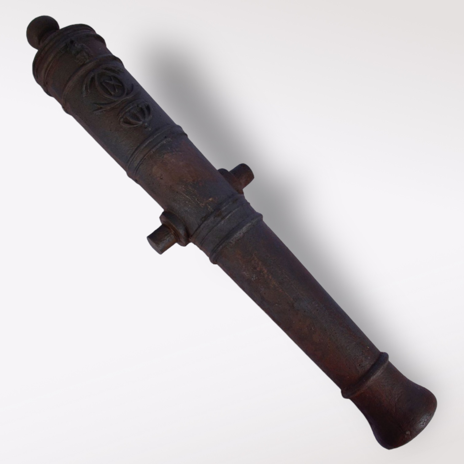 Images for 3341945. CANNON TUBE, cast iron, monogram Carl XI. - Auctionet
