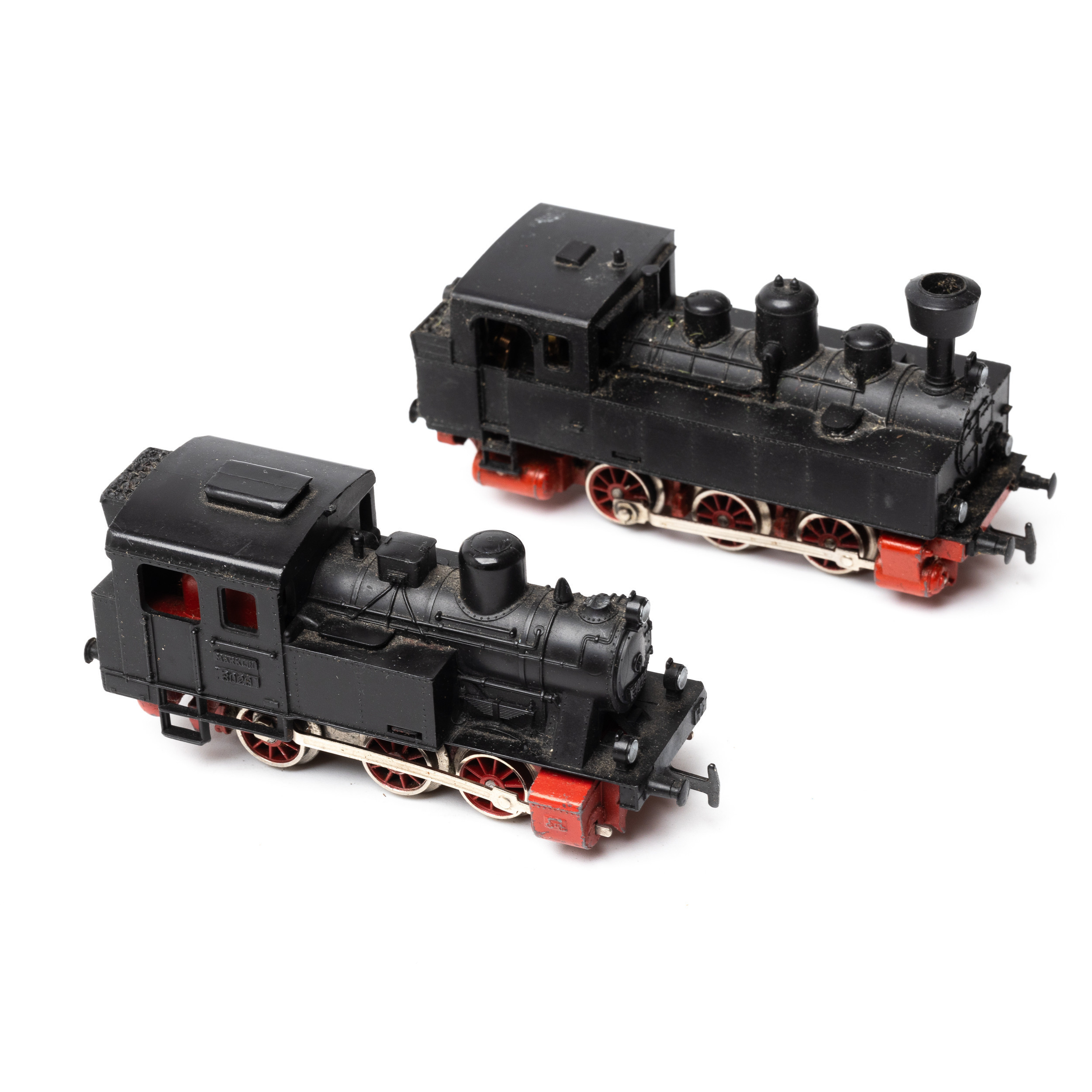 MÄRKLIN 4 lok och 11 vagnar, bl.a. 3062 New Haven och boxcar. Leksaker ...