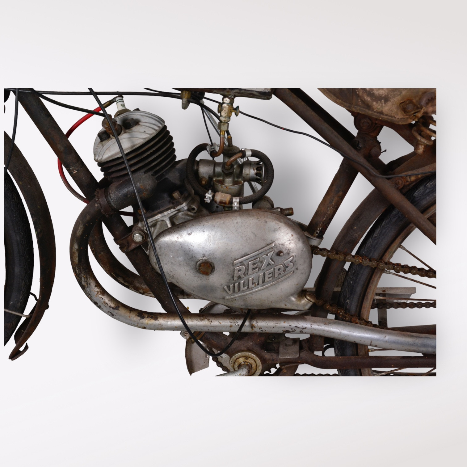 MOTORCYKEL, Rex, Villiers, 98cc, 1930-tal. Fordon, Båtar & Delar ...