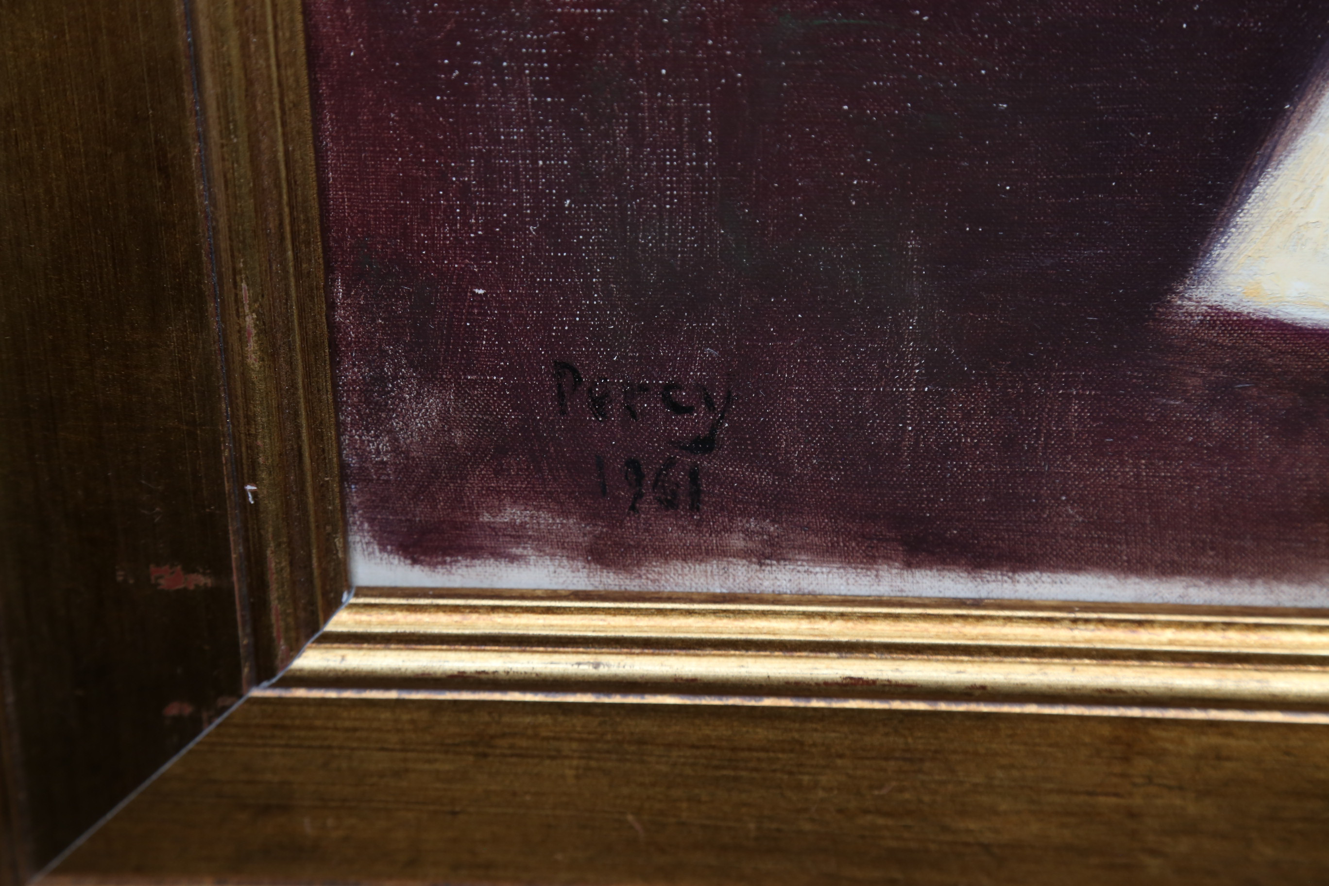 Images for 3351641. ARTHUR PERCY. Flowers and clay pot. Oil on canvas ...