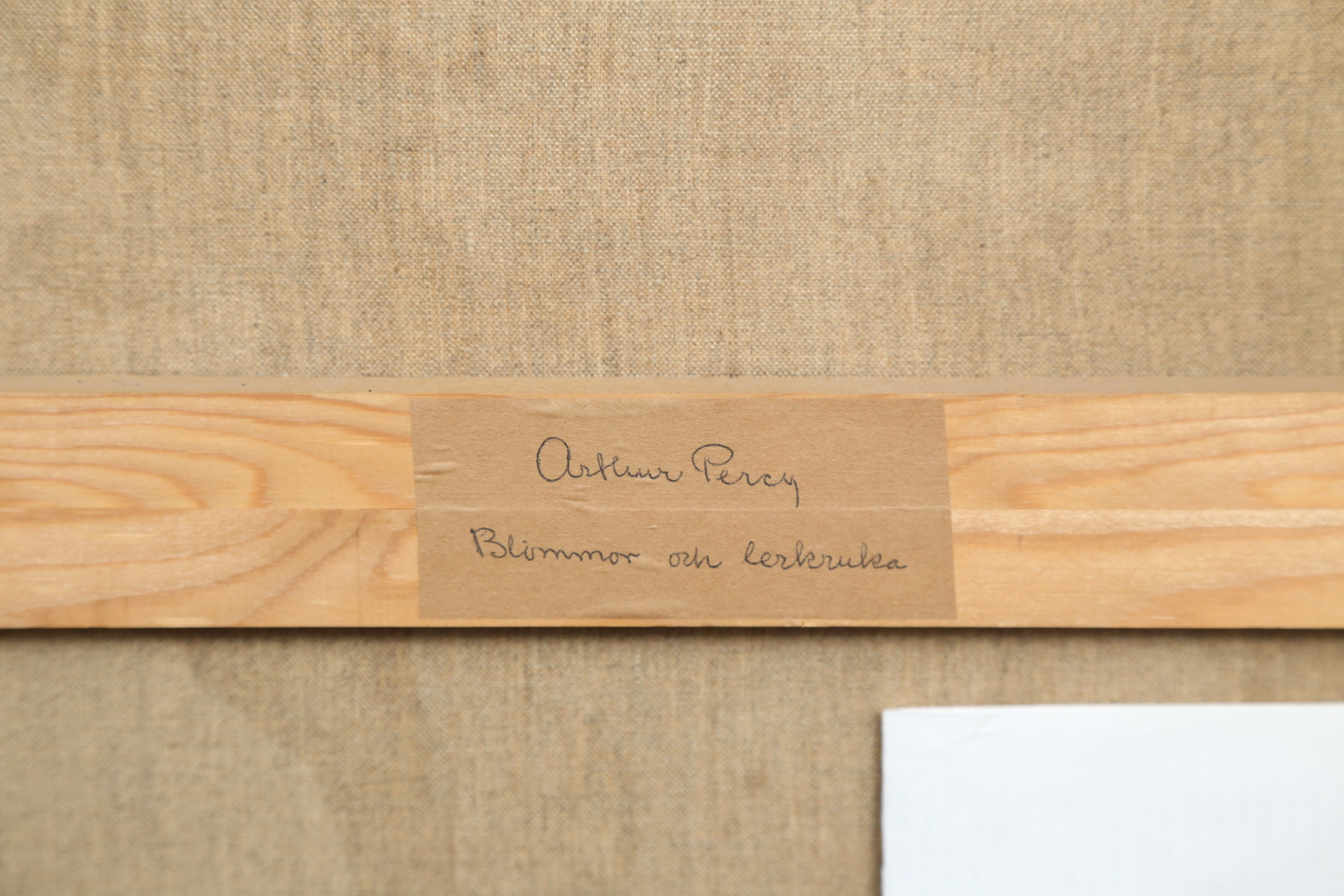 Images for 3351641. ARTHUR PERCY. Flowers and clay pot. Oil on canvas ...