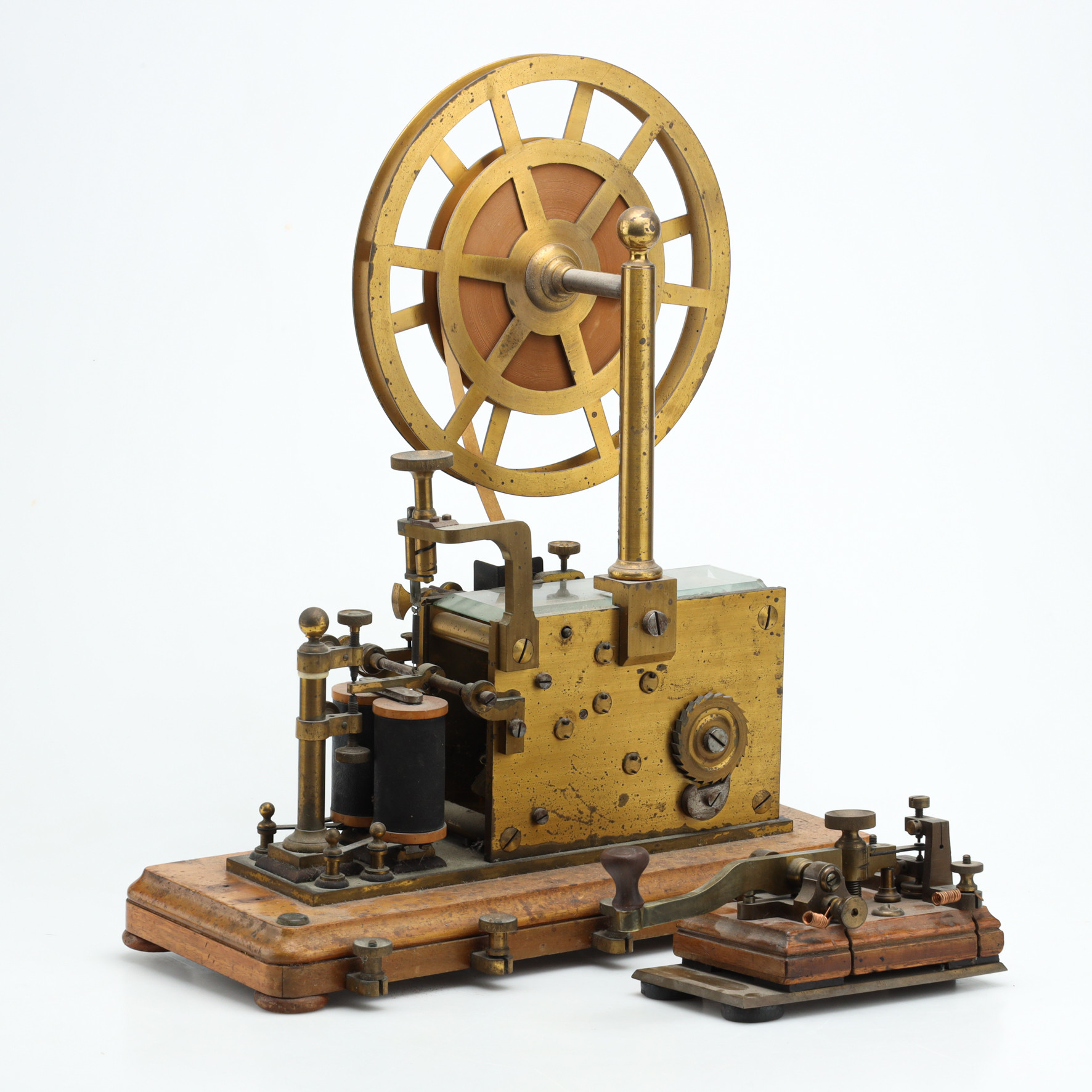 Images for 3354380. A telegraph and a telegraph key, LM Ericson, first ...