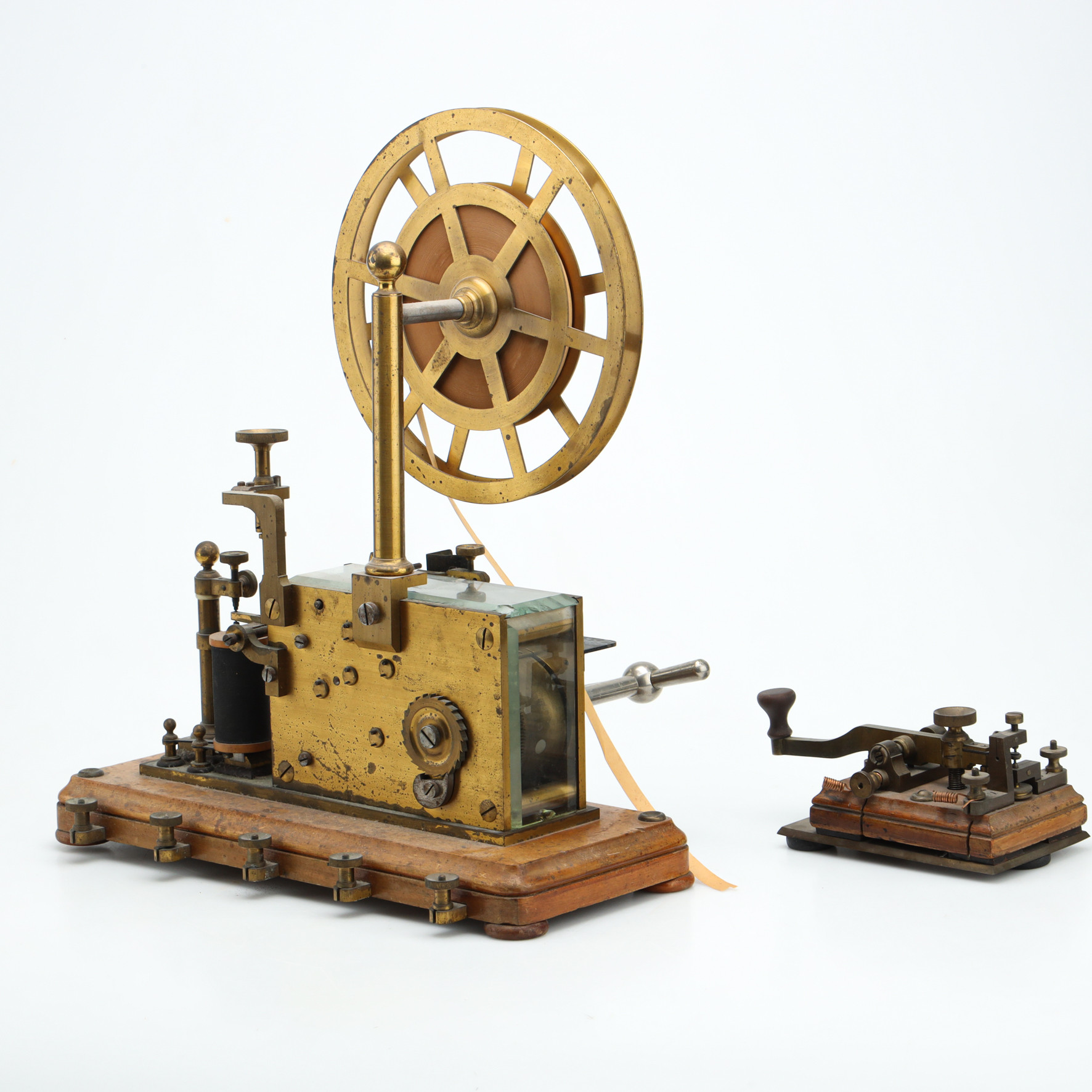 Images for 3354380. A telegraph and a telegraph key, LM Ericson, first ...