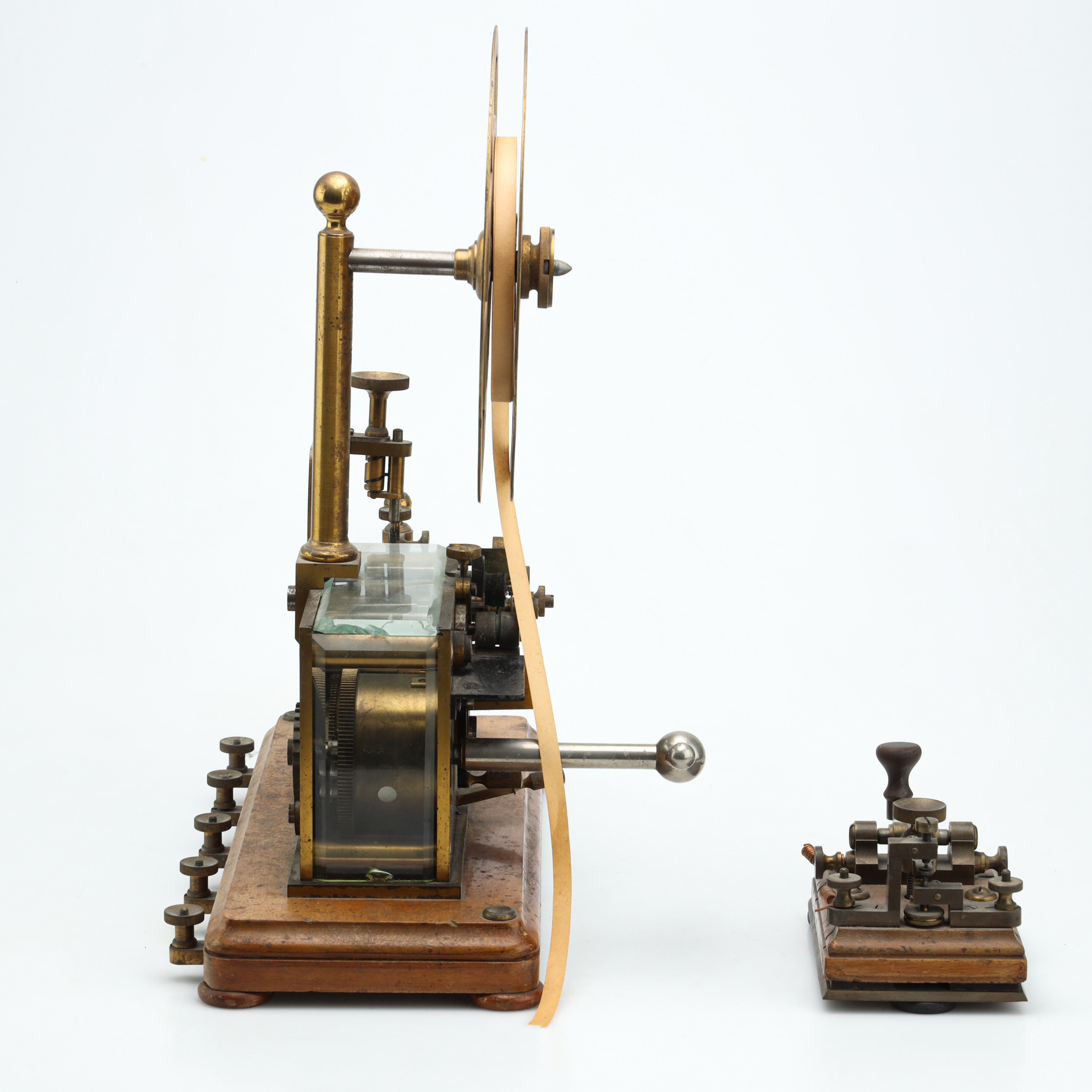 Images for 3354380. A telegraph and a telegraph key, LM Ericson, first ...