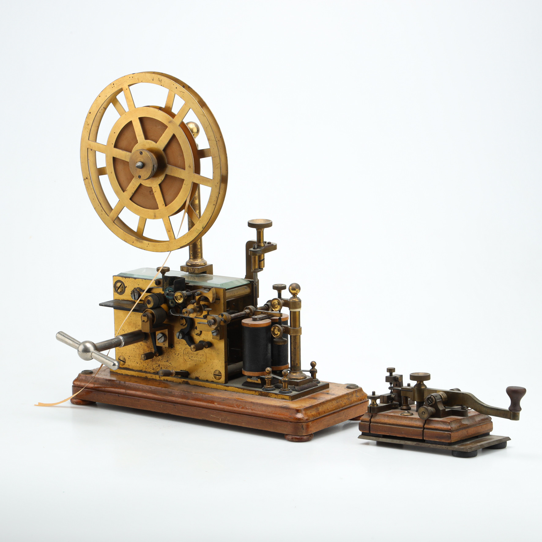 Images for 3354380. A telegraph and a telegraph key, LM Ericson, first ...