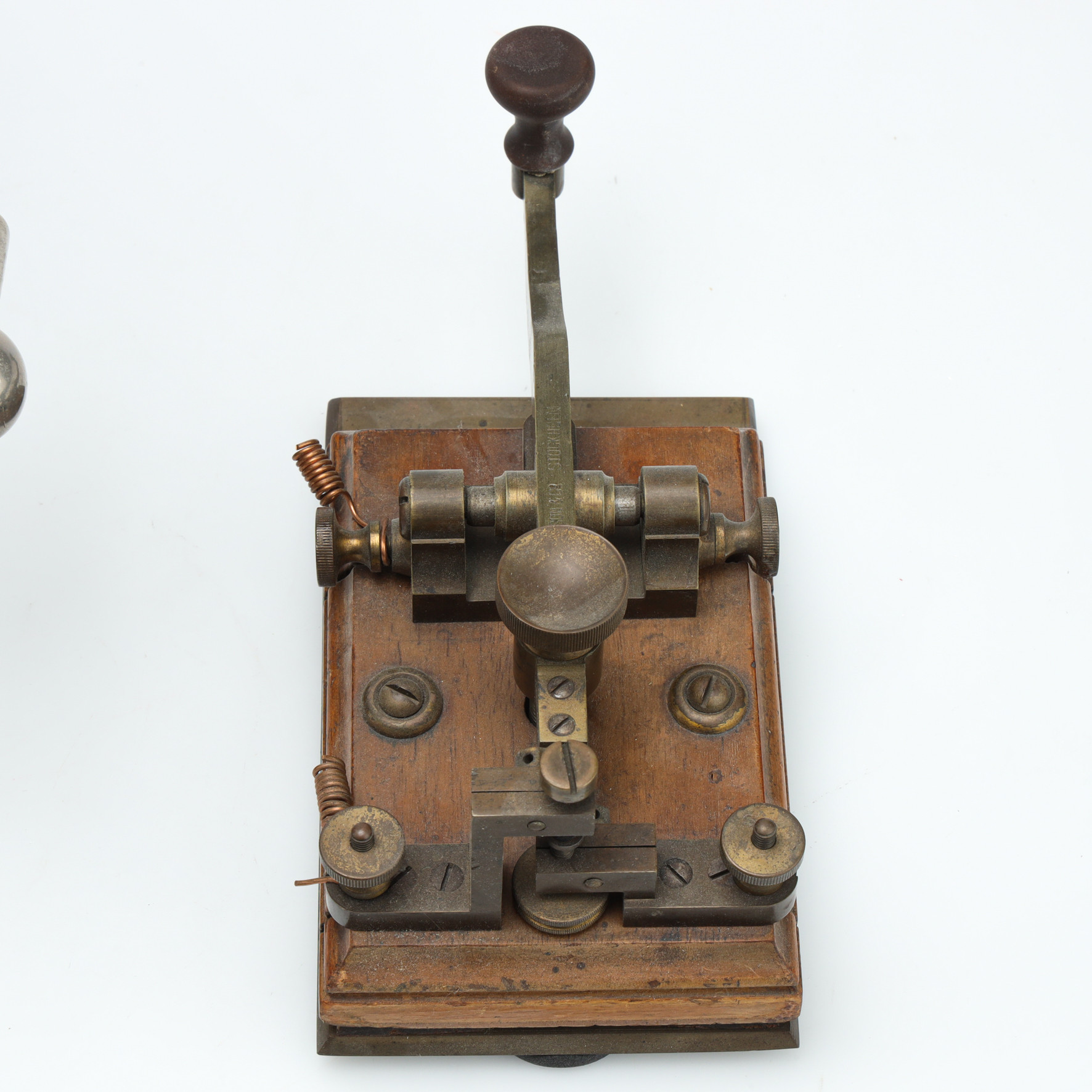 Images for 3354380. A telegraph and a telegraph key, LM Ericson, first ...