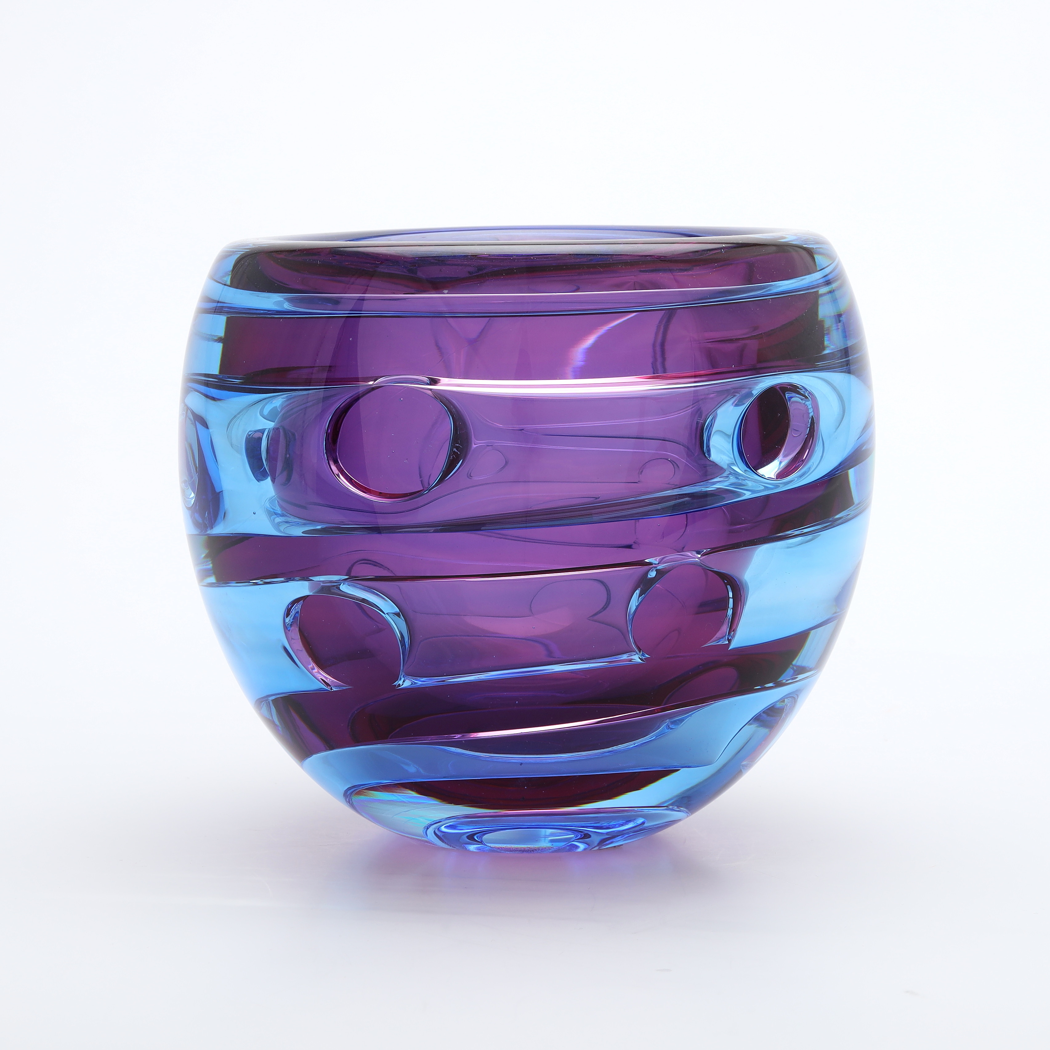 BENGT EDENFALK. “Solitude”, a vase, thalatta technique, Studioglas ...