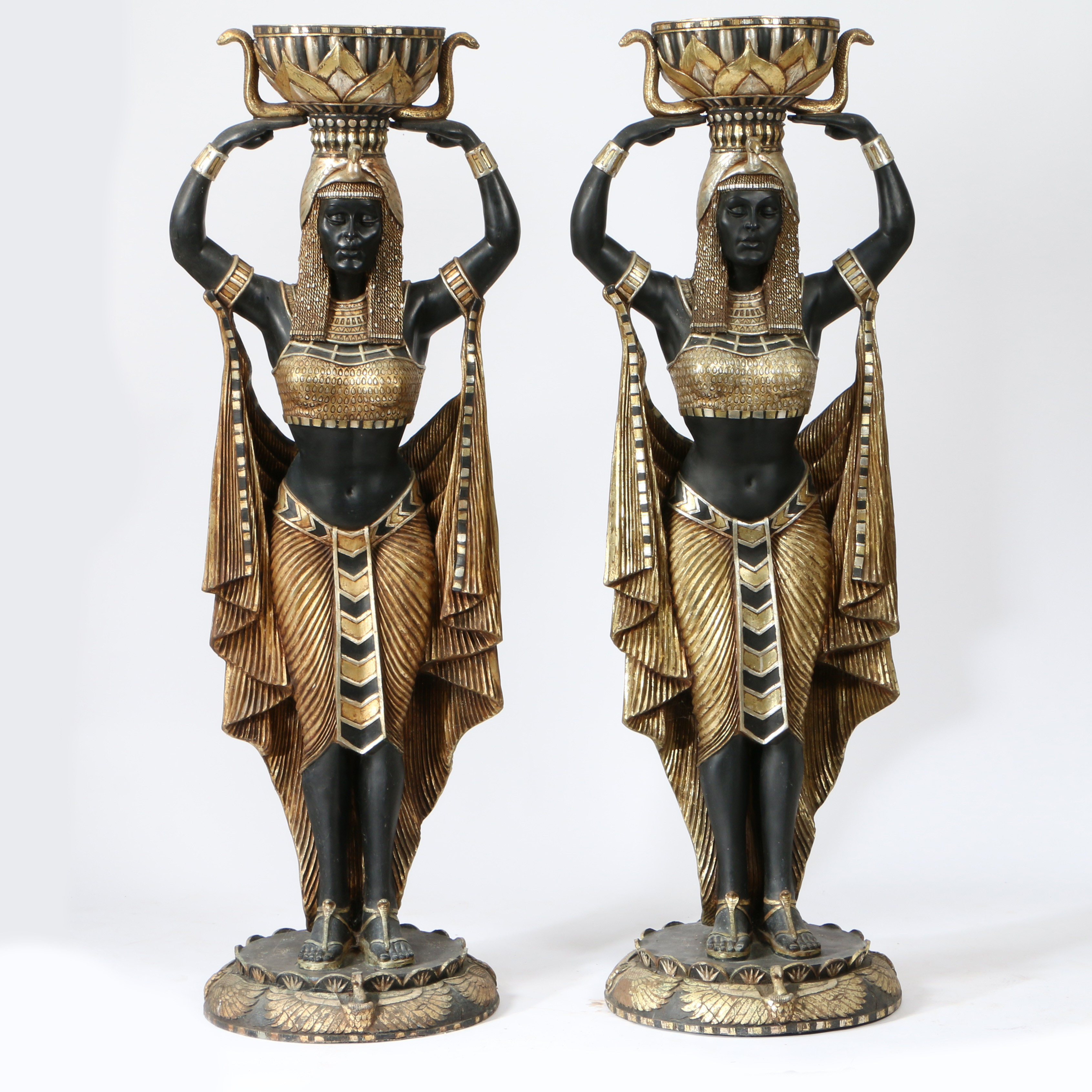 Images for 3361630. A PAIR OF FLOOR STANDING PLANTERS MODELLED AS ...