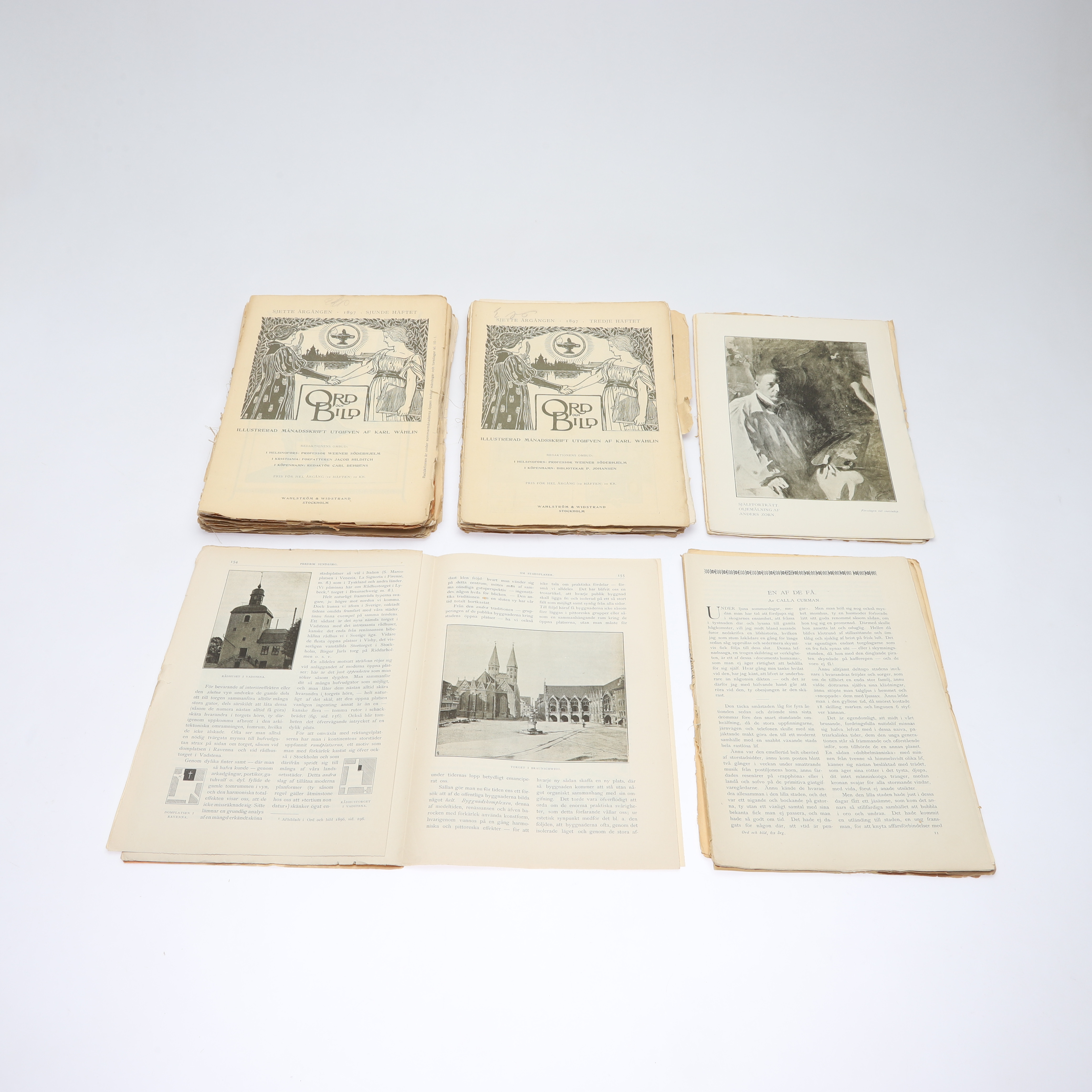 TIDSKRIFTER, 24 delar, "Ord & Bild", Wahlström & Tidstrand, Stockholm ...