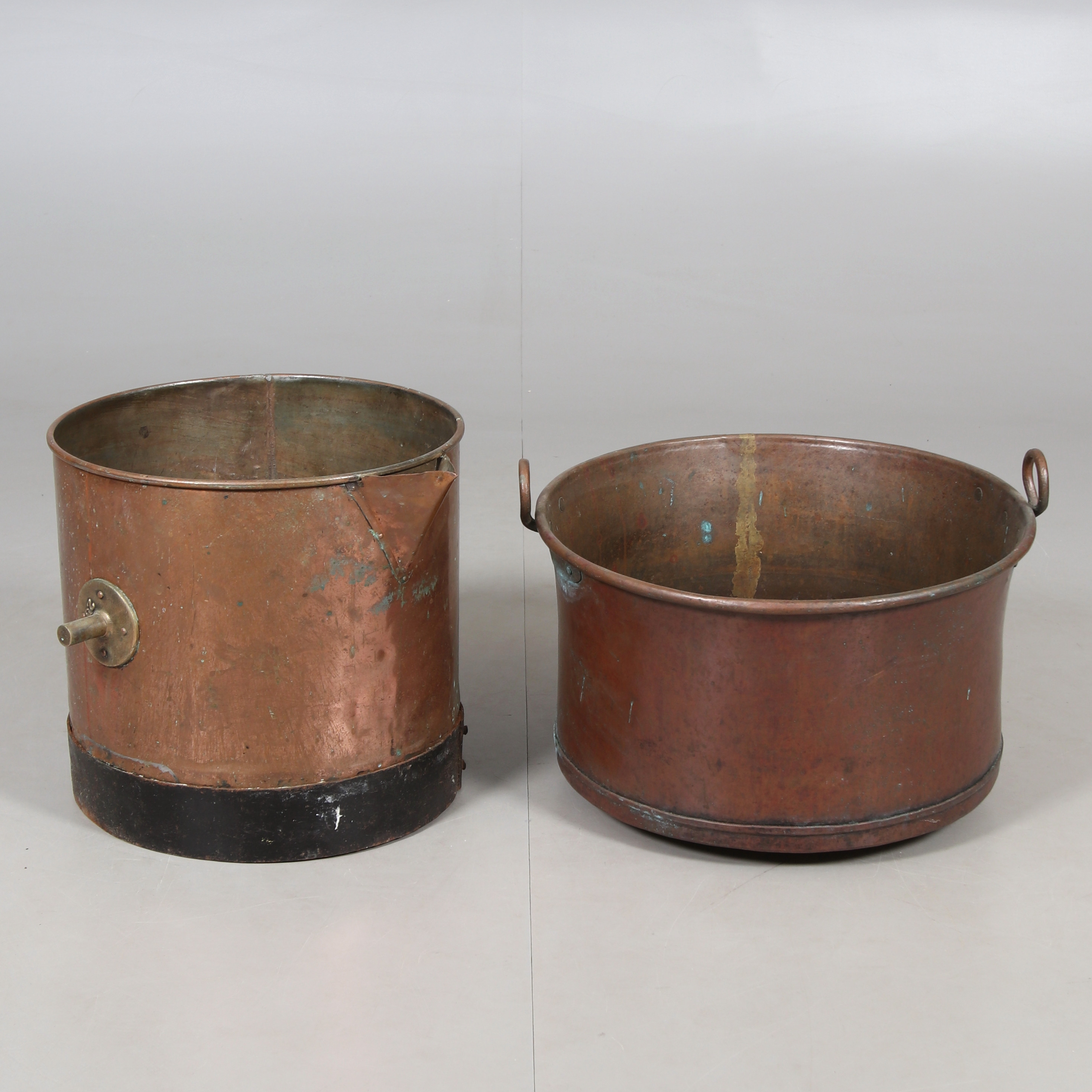 BALJA och KITTEL, 2 delar koppar, 1900-tal. Silver & Metall - Tenn ...