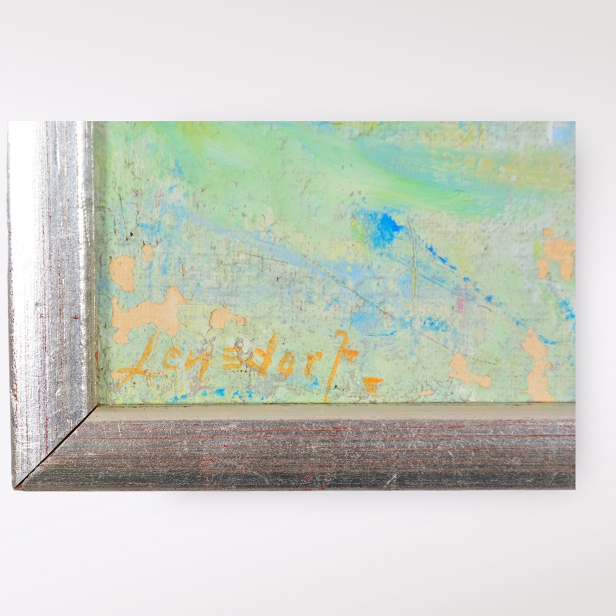 ANDREAS LENSDORF. Olja på duk. Konst - Måleri - Auctionet