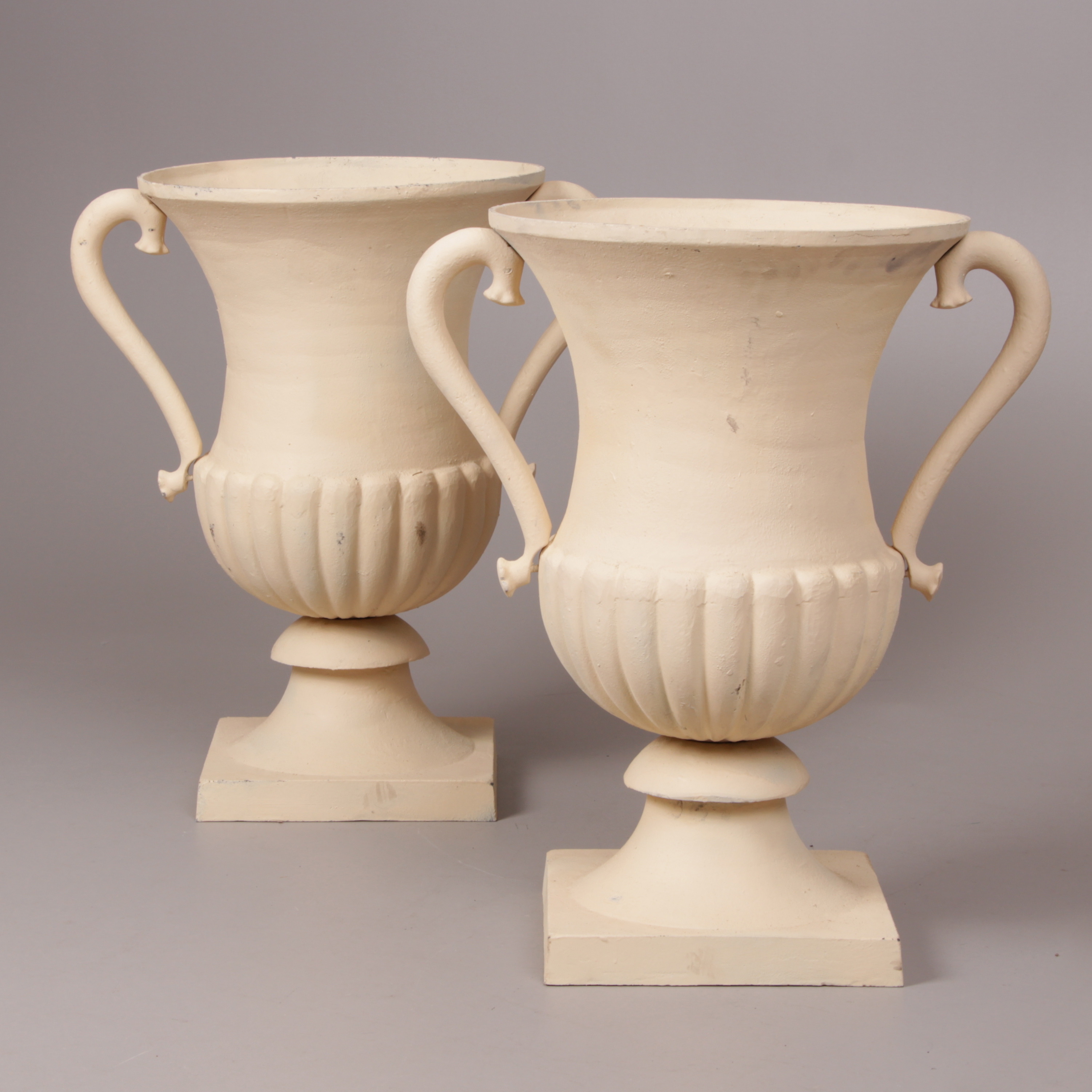 Images for 339328. GARDEN URNS, a pair, cast iron, contemporary ...