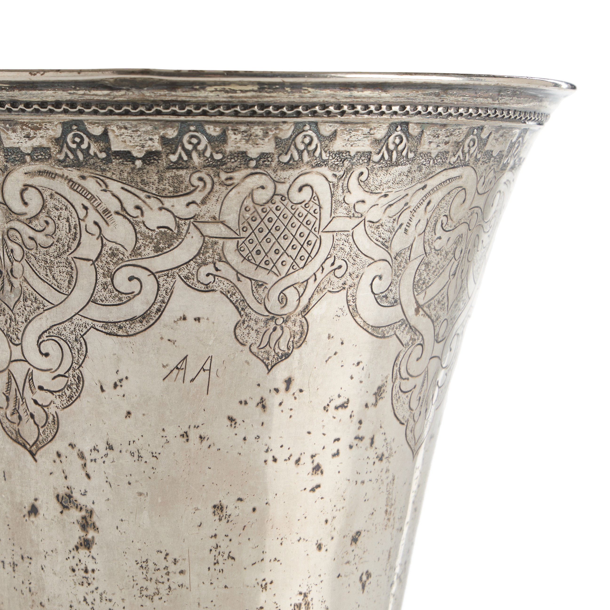 BÄGARE, silver, 1753, Henrik Jacob Losch (verksam i Stockholm 1727–1759 ...