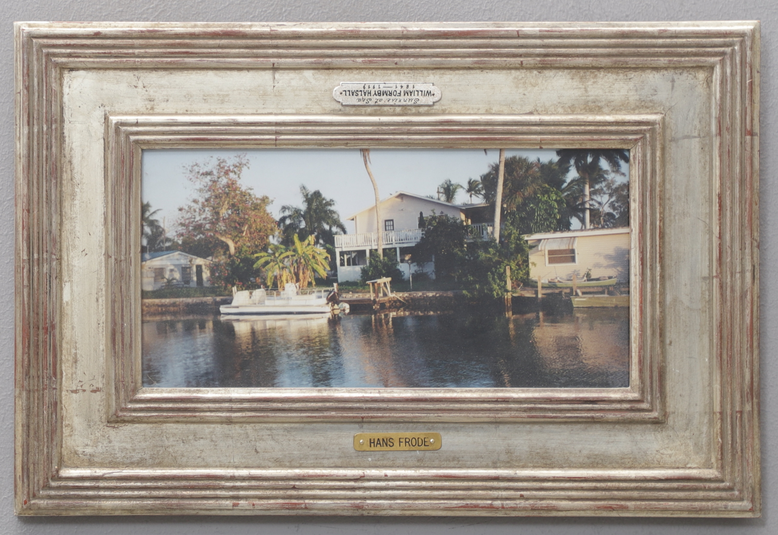 HANS FRODE. "Påsk i förstugan, Matlacha, Florida", c-print, signerad ...