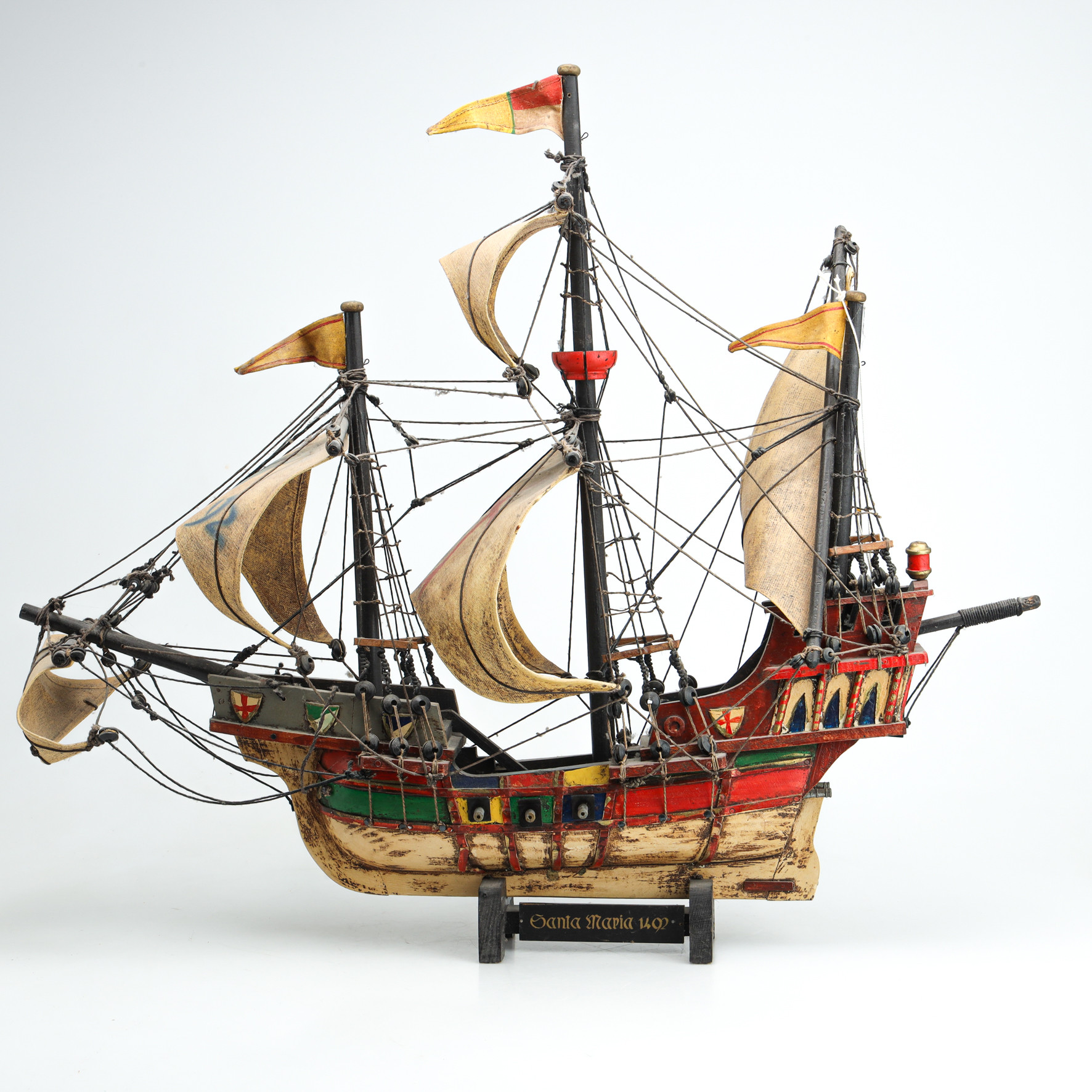 SKEPPSMODELL, 1900-talets slut, efter Christoffer Columbus skepp Santa ...