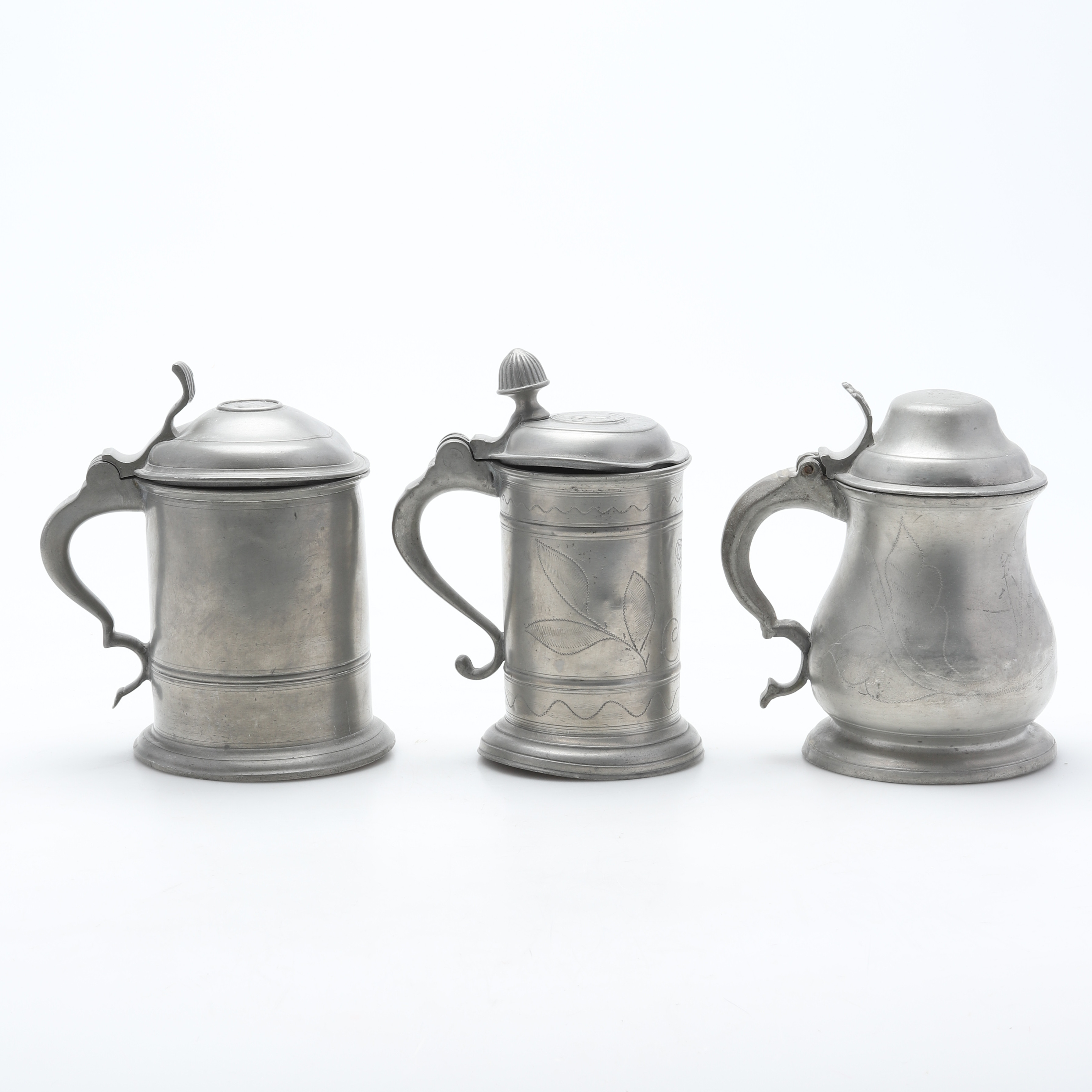 SAMLING TENN, 7 delar, bland annat stop av Lars Lundwall (1761-1780/82 ...