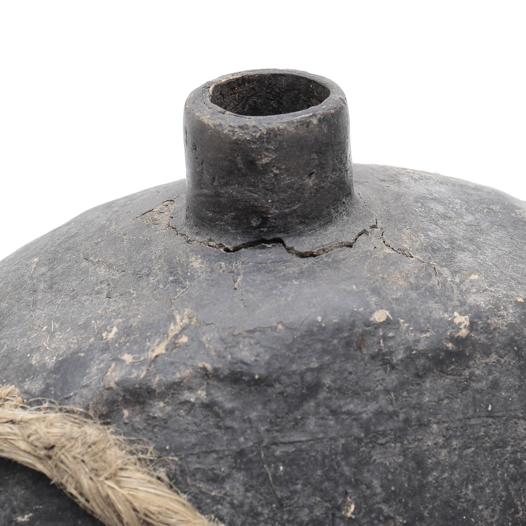 Images for 3413898. Chinese Qing pilgrim bottle in painted leather ...