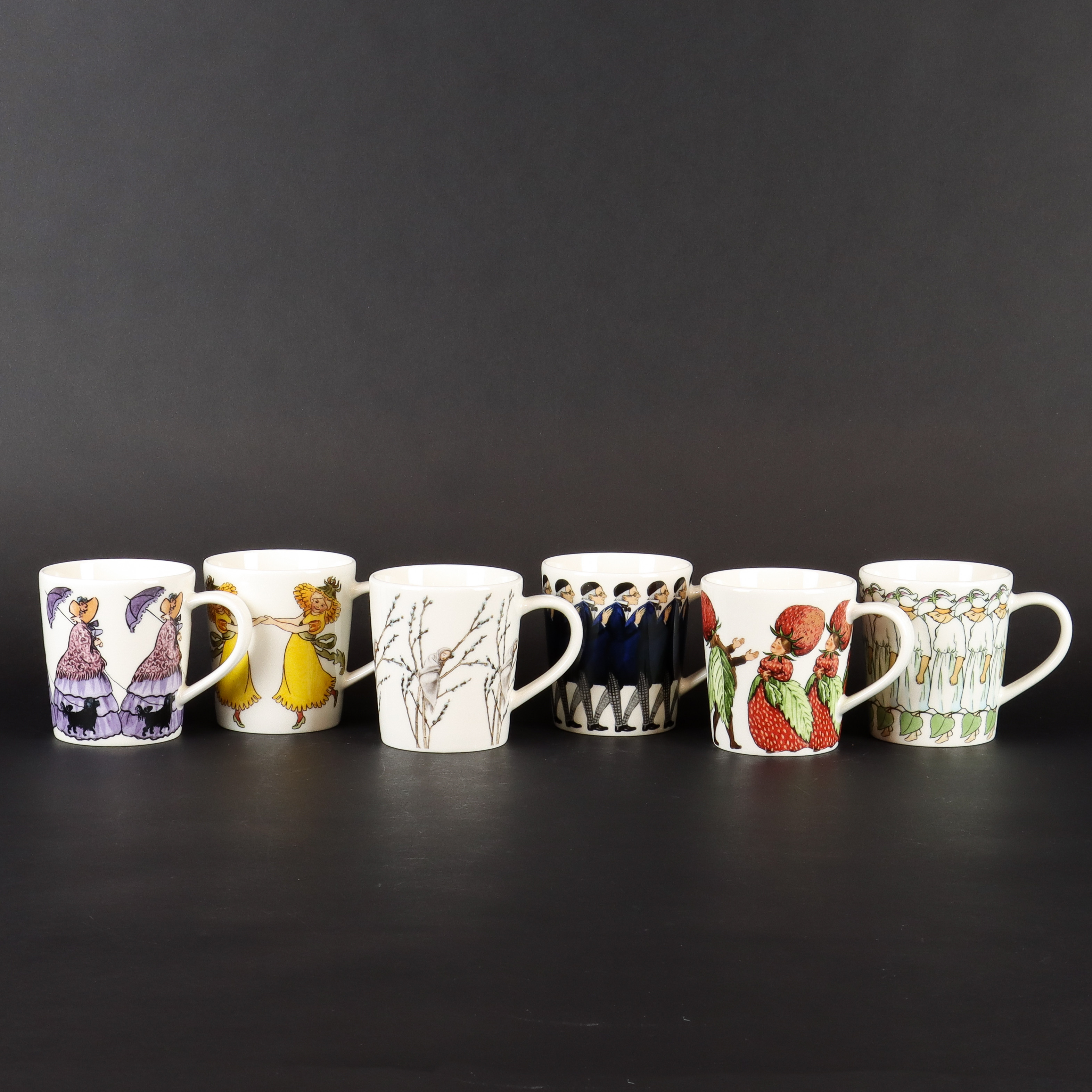 MUGGAR 6 stycken, porslin, Design House Stockholm. Keramik & Porslin ...