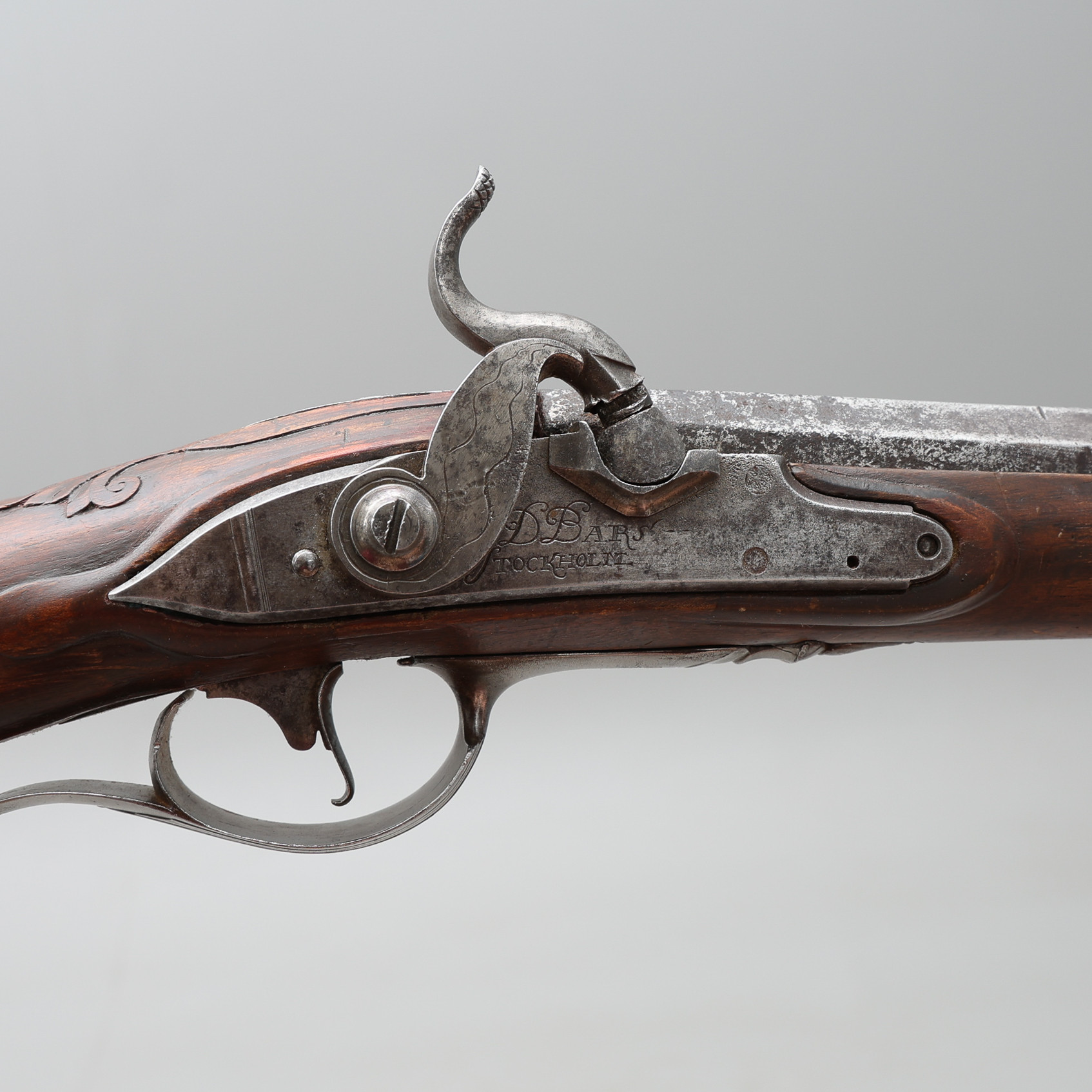 Images for 3426653. CONVERTED FLINT LOCK RIFLE TO BATTLESTICK, partly ...