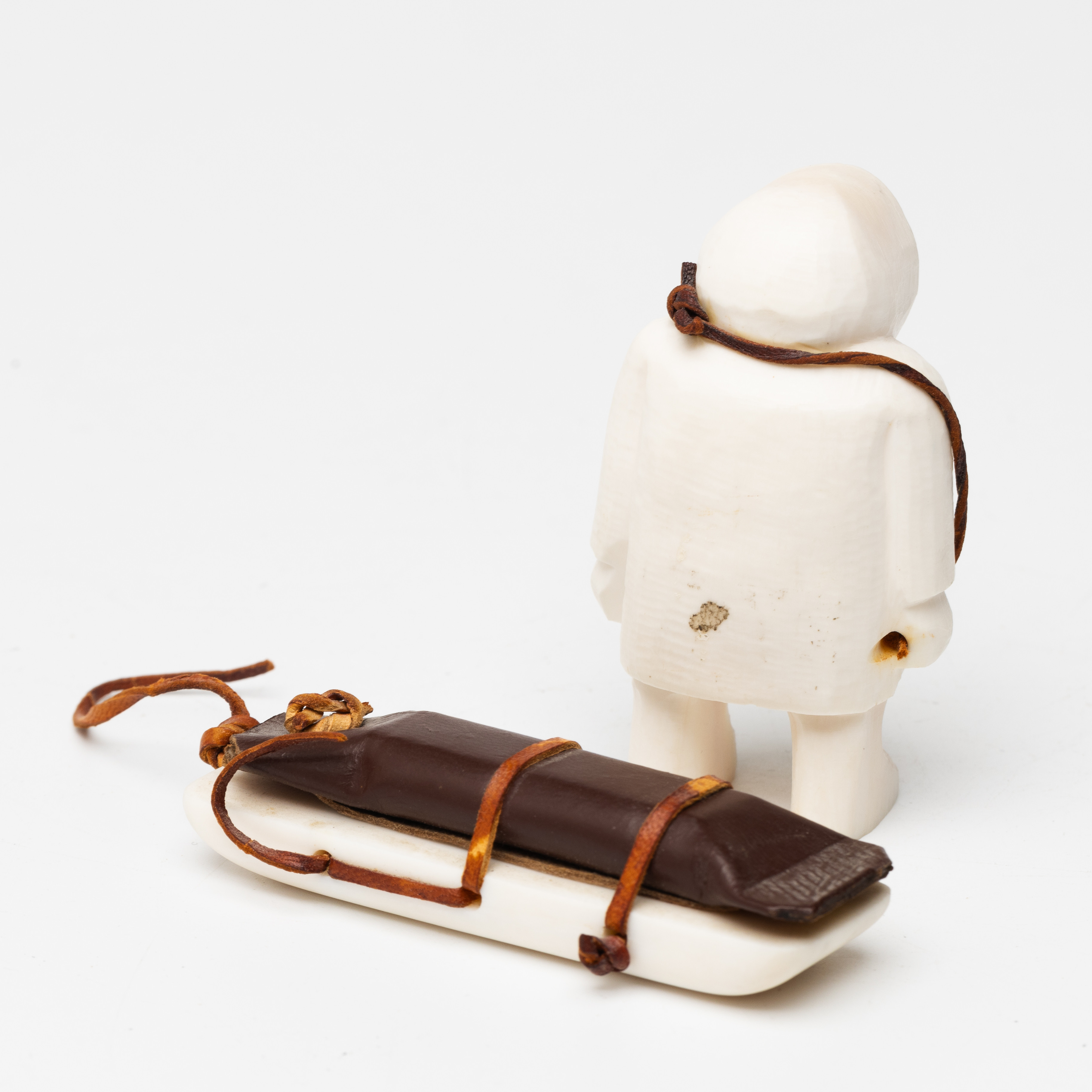 A figure of Eskimo with a sledge, design by Arne Tjomsland, Norway ...